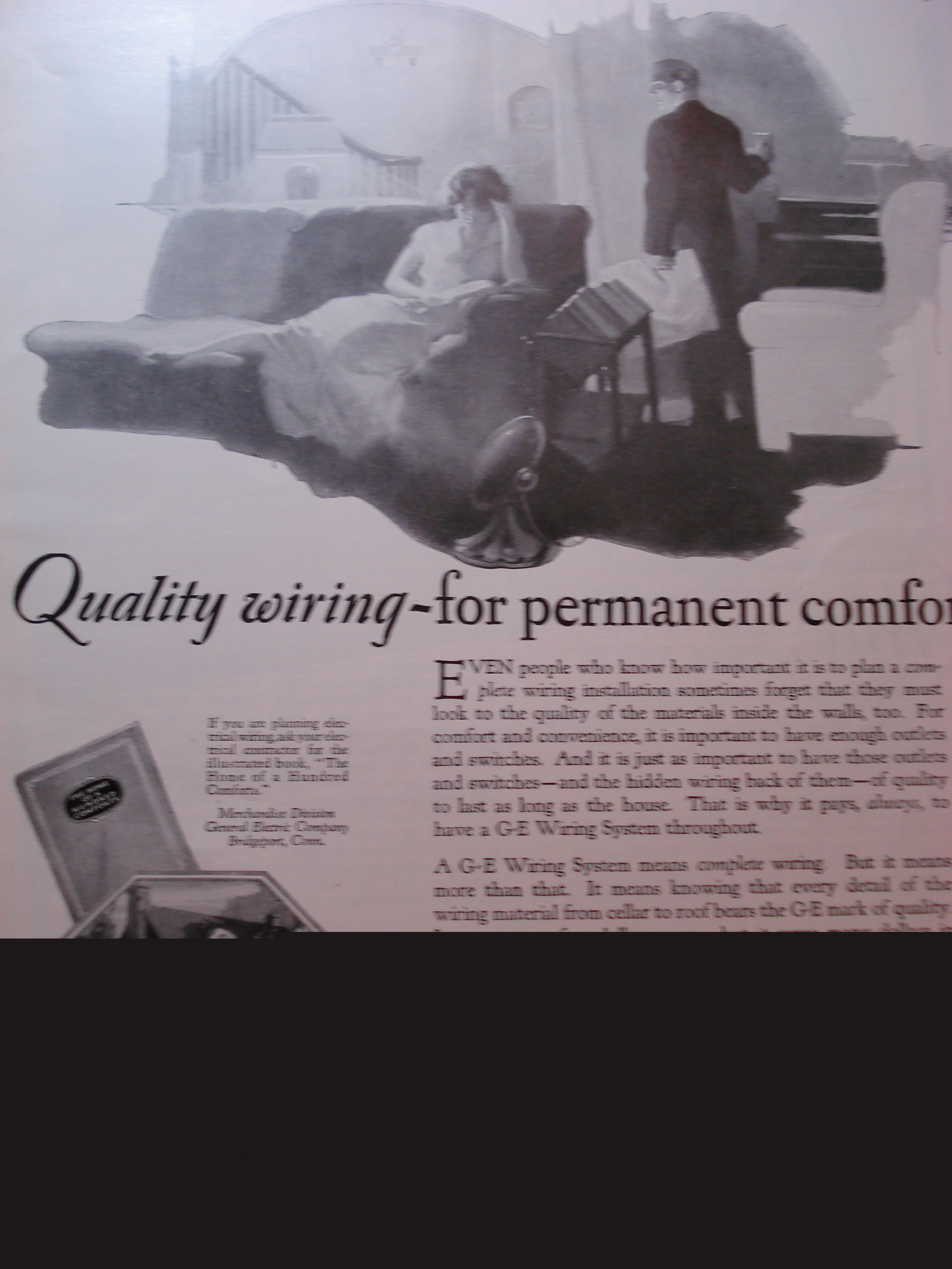 Advertisement: General Electric Quality Wiring for Permanent Comfort by ...