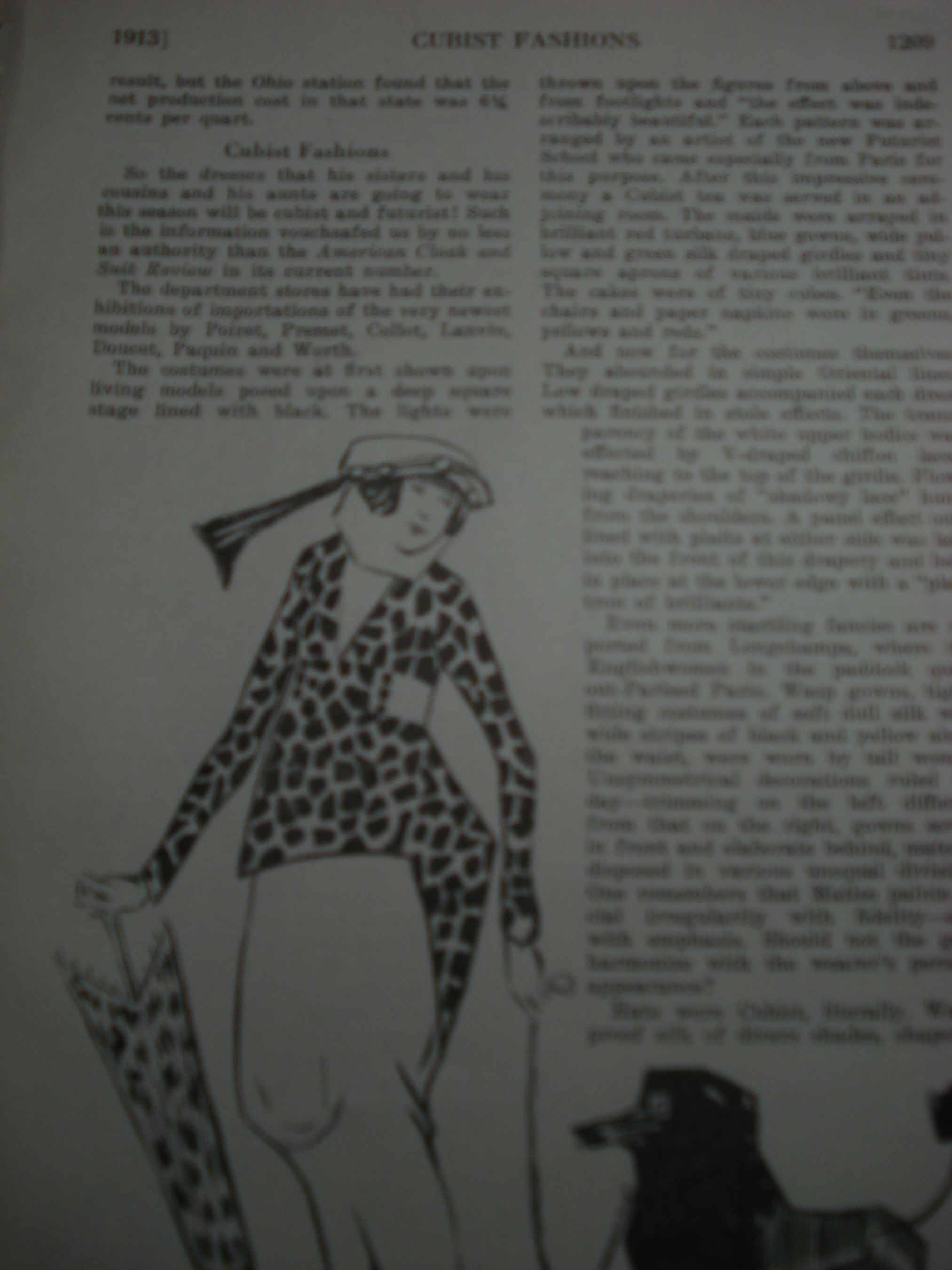 Article: Cubist Fashions by Independent editors: (1913) Magazine ...