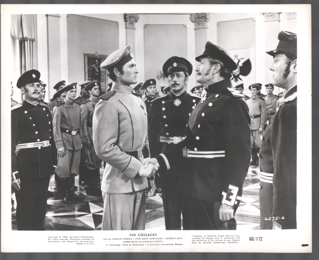 Cossacks 8x10 Movie Still John Drew Barrymore: (1960) Photograph | DTA ...
