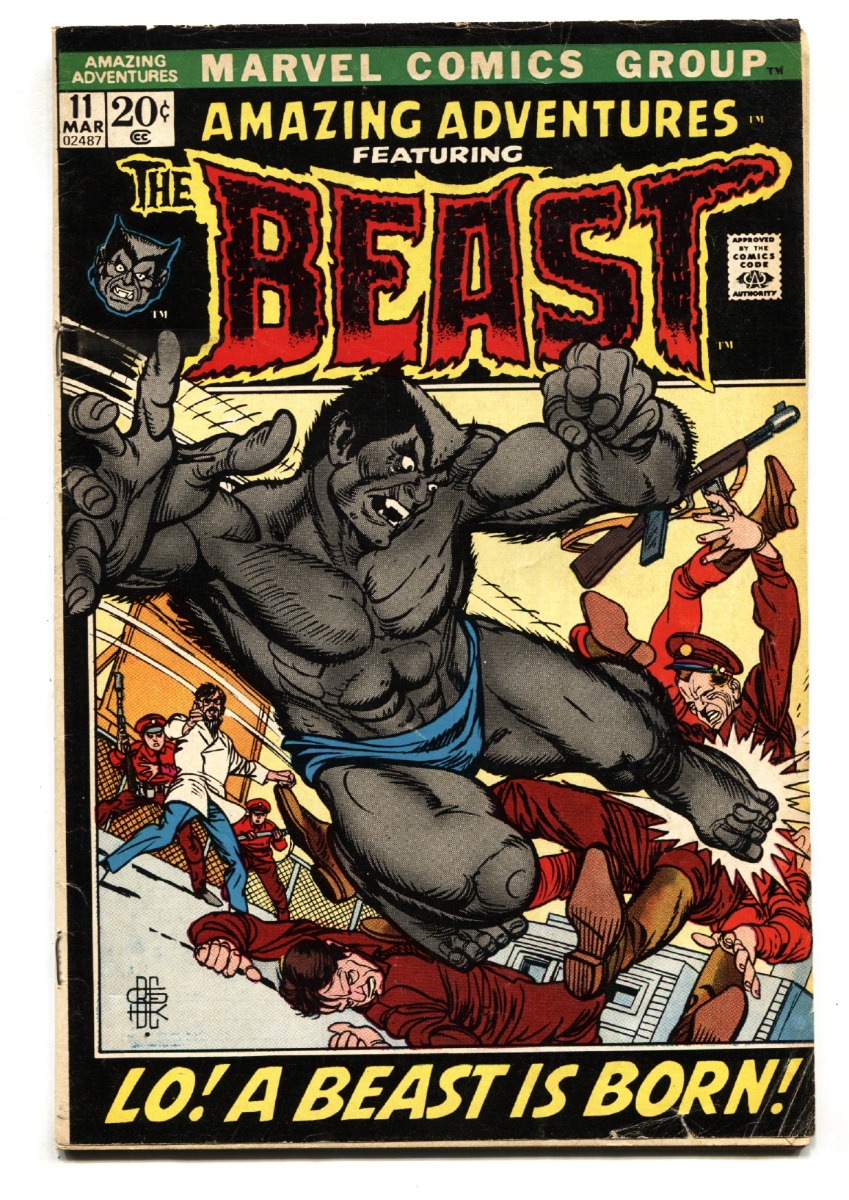 Beast X Men Comic