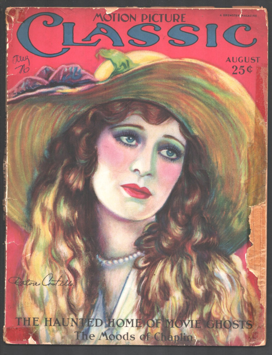 Motion Picture Classics 8/1926-Dolores Costello cover-Movie Ghosts ...