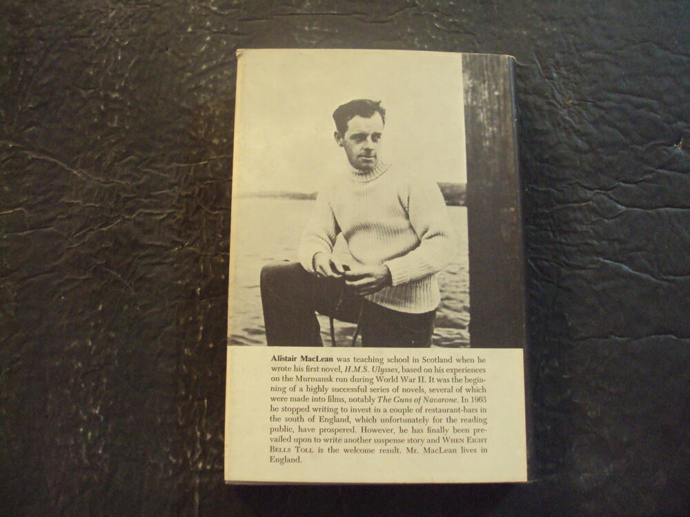 When Eight Bells Toll hc Alistair MacLean 1st Edition 1966 BCE by ... When Eight Bells Toll hc Alistair MacLean 1st Edition 1966 BCE by ...