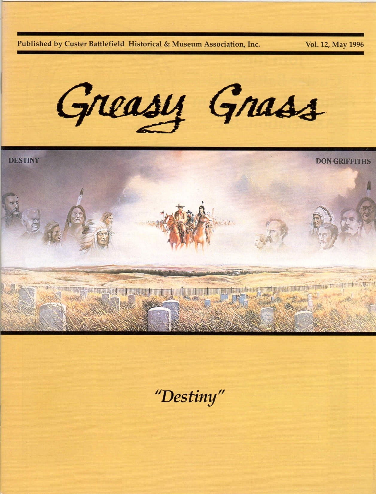 Greasy Grass: Volume 12, May 1996 by Barnard, Sandy (editor); Nichols ...