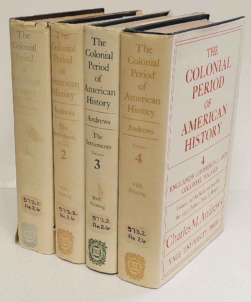 The Colonial Period of American History (4 volumes) Andrews, Charles M. | Barnebys