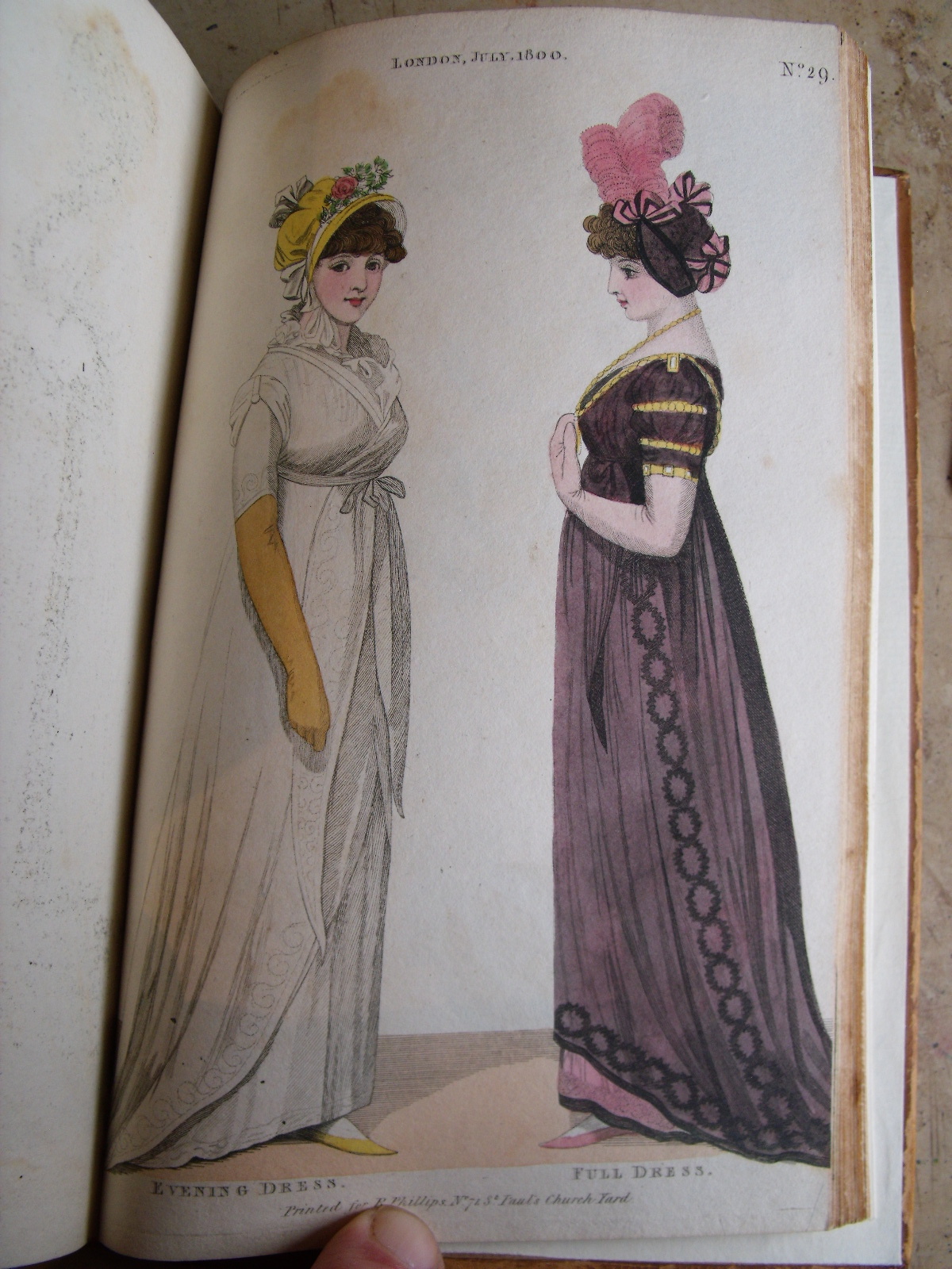 The Magazine of Female Fashions of London and Paris. Two volumes ...
