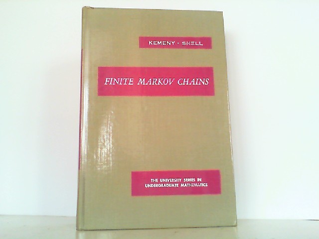 Finite Markov Chains (University Series in Undergraduate Mathematics ... Finite Markov Chains (University Series in Undergraduate Mathematics ...