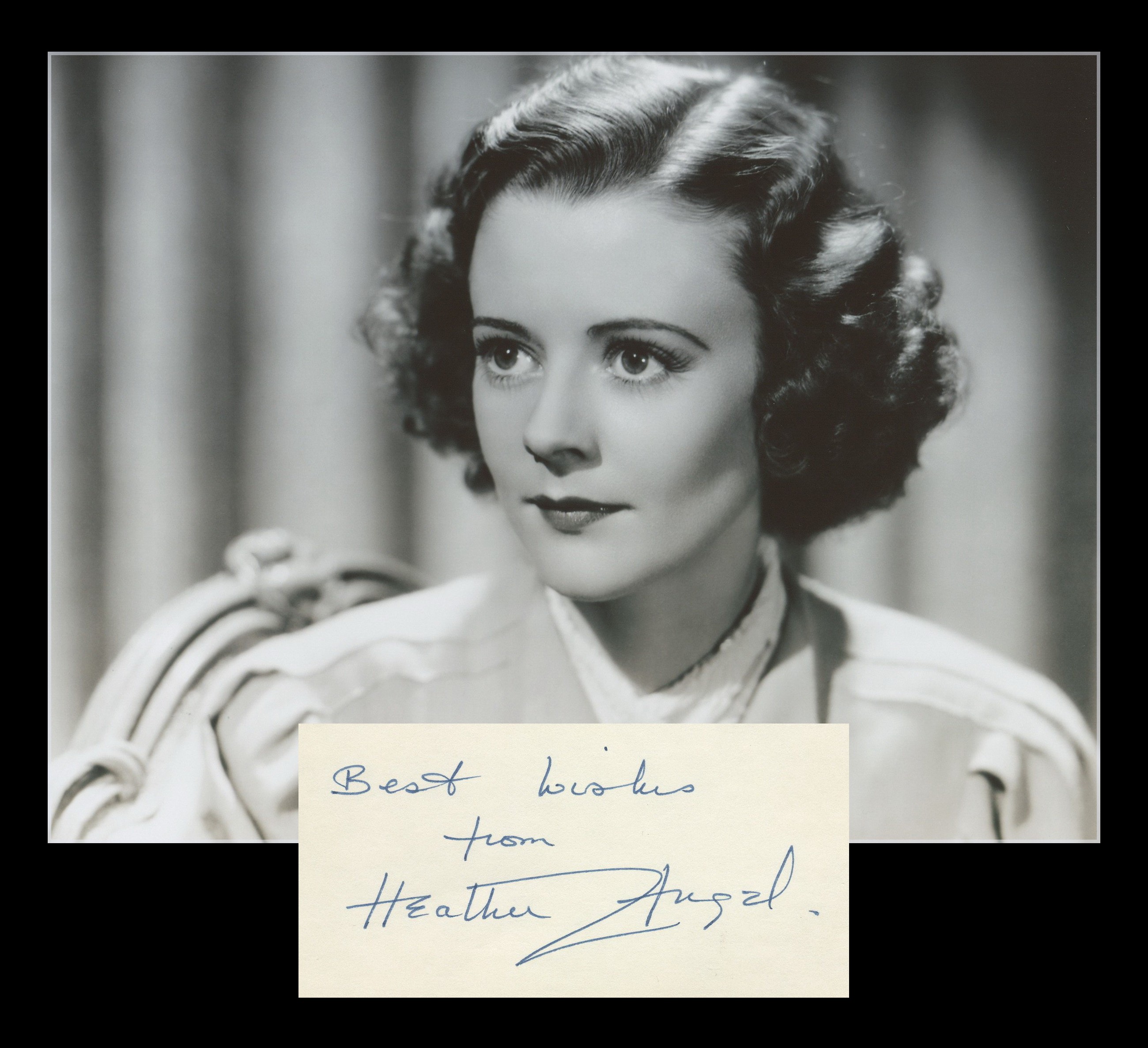 Heather Angel (1909-1986) - Carte signée + Jolie photo by Heather Angel ...