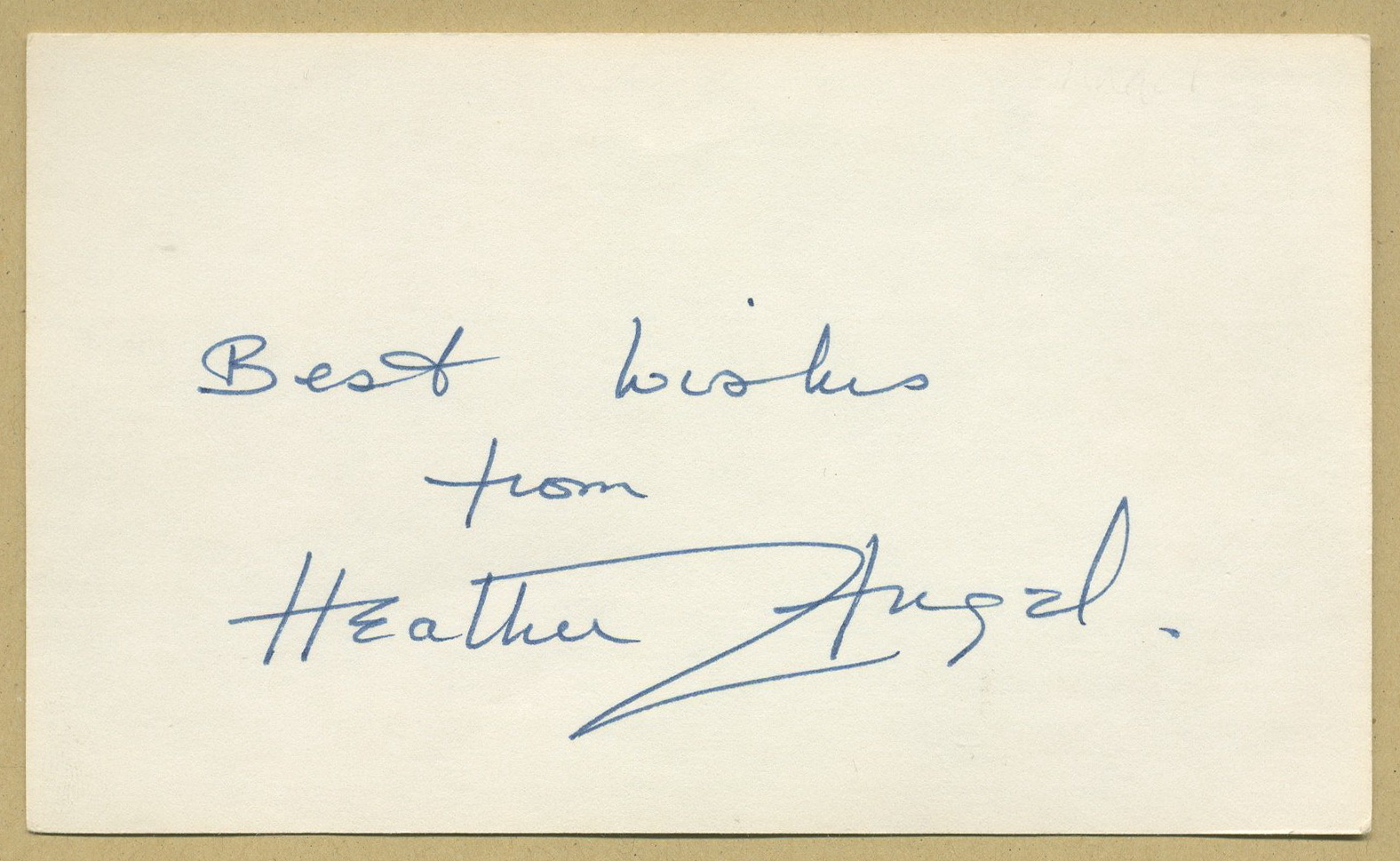 Heather Angel (1909-1986) - Carte signée + Jolie photo by Heather Angel ...