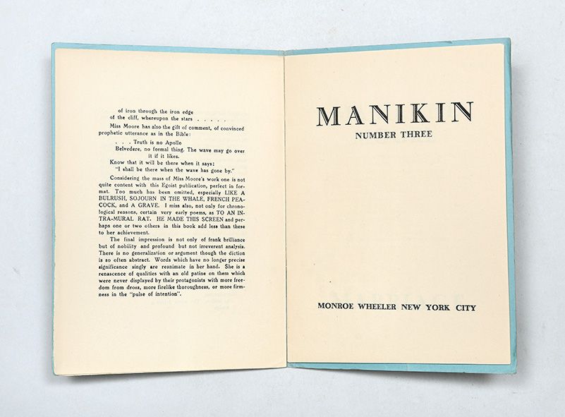 Marriage. Manikin Number Three. [Together with:] Miss Moore's ...