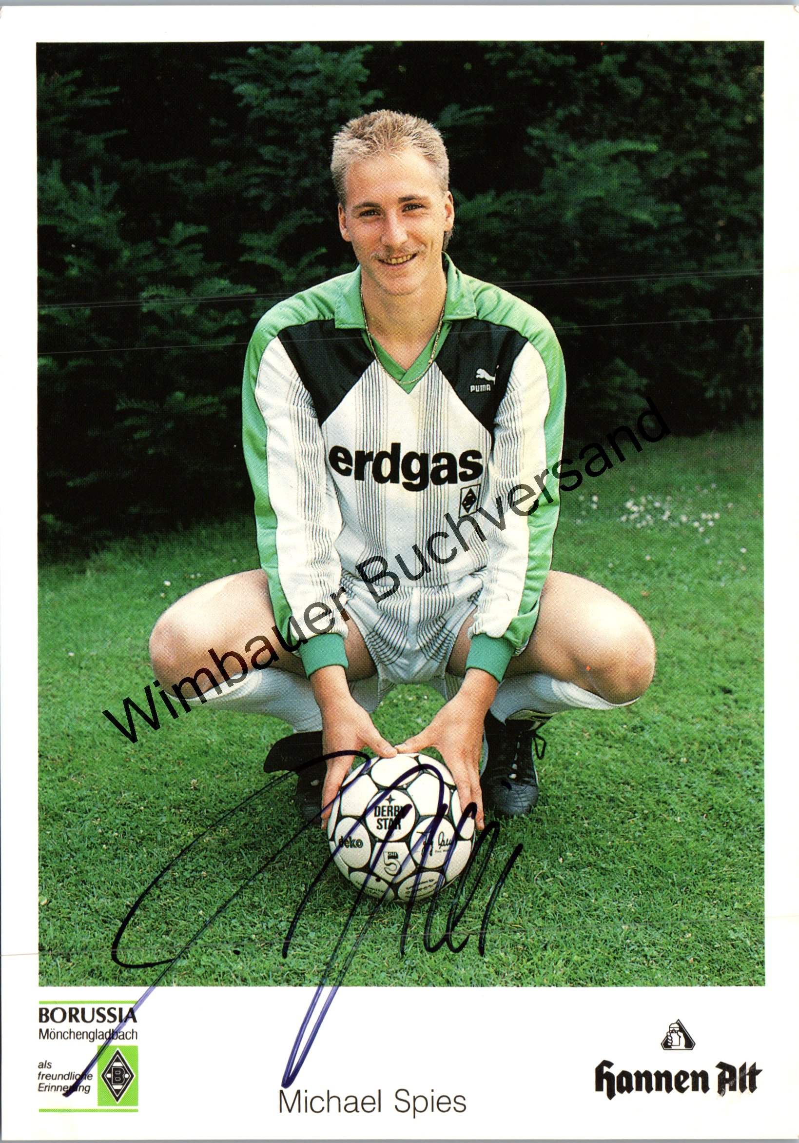 Original Autogramm Michael Spies Borussia Mönchengladbach /// Autograph signiert signed signee ...