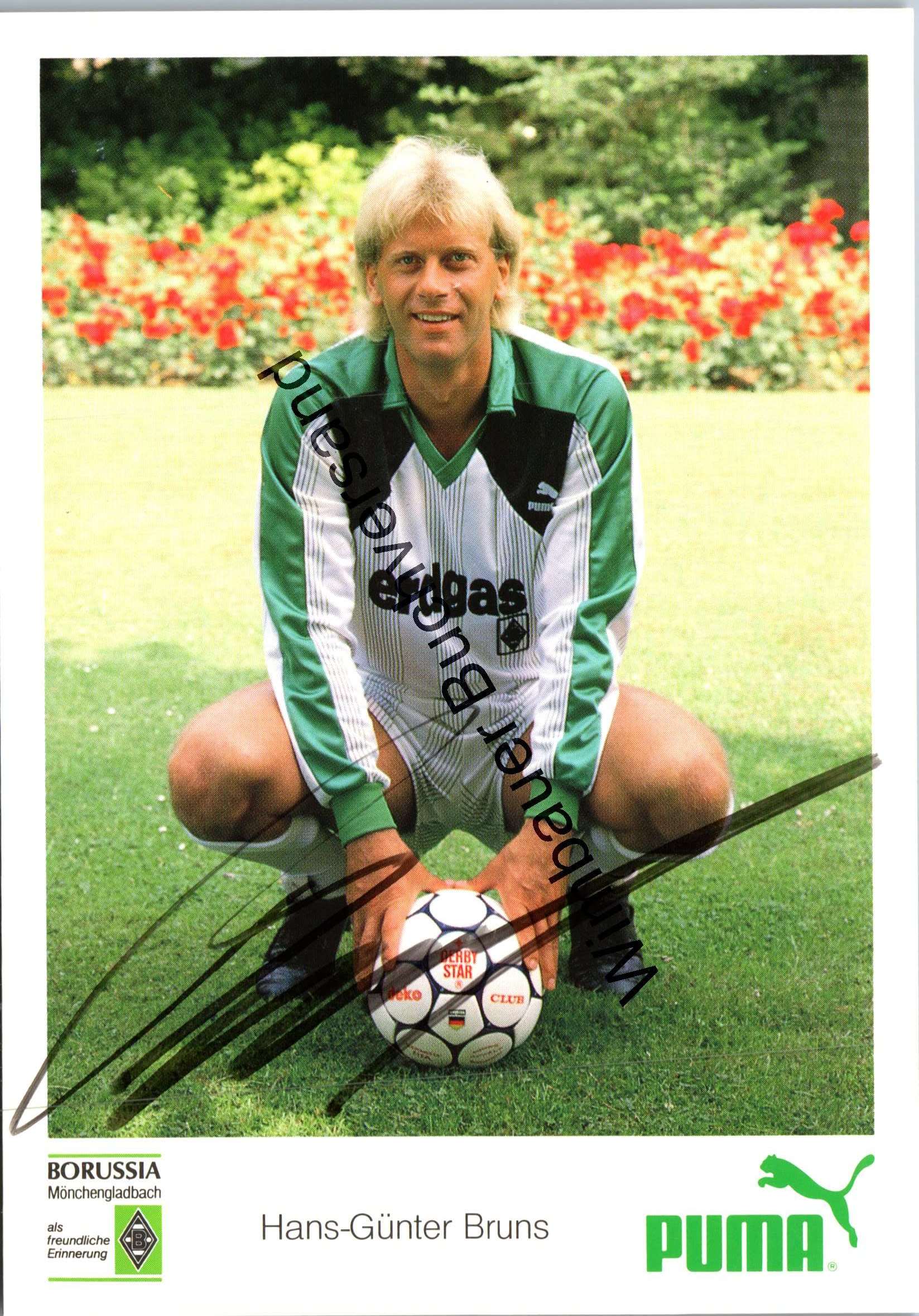 Original Autogramm Hans-Günter Bruns Borussia Mönchengladbach ...