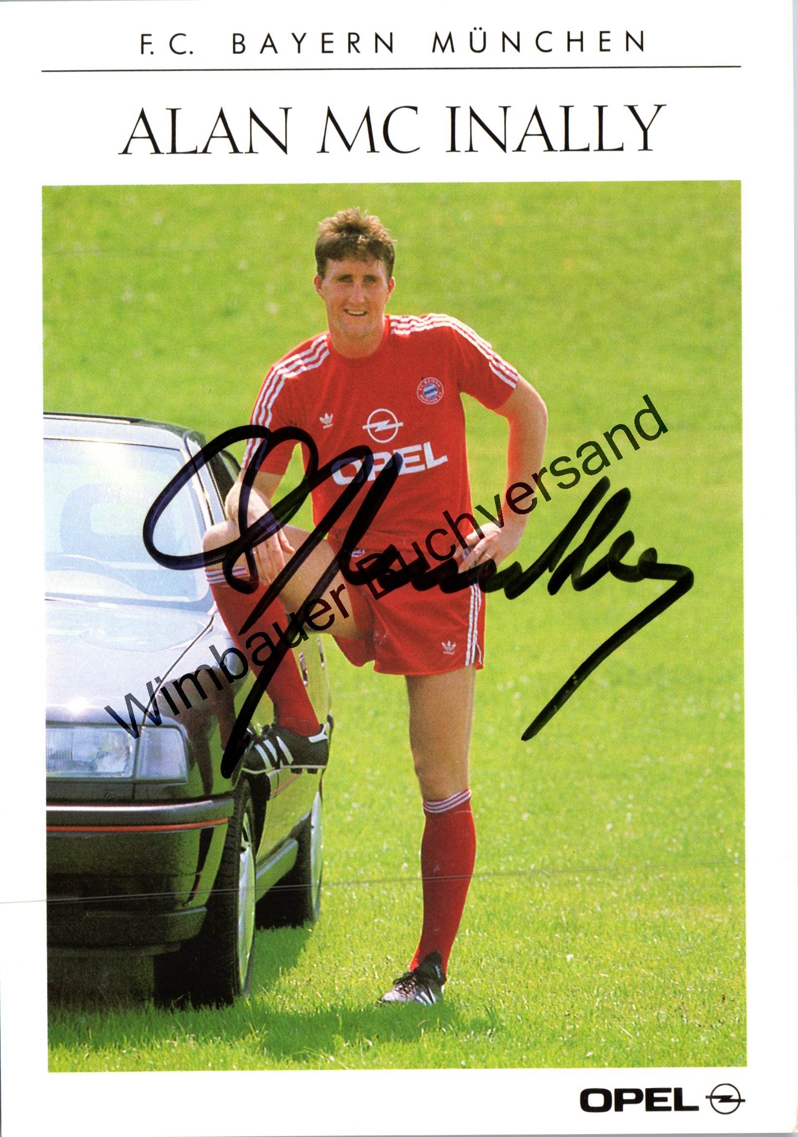 Original Autogramm Alan Mc Inally FC Bayern München /// Autograph ...