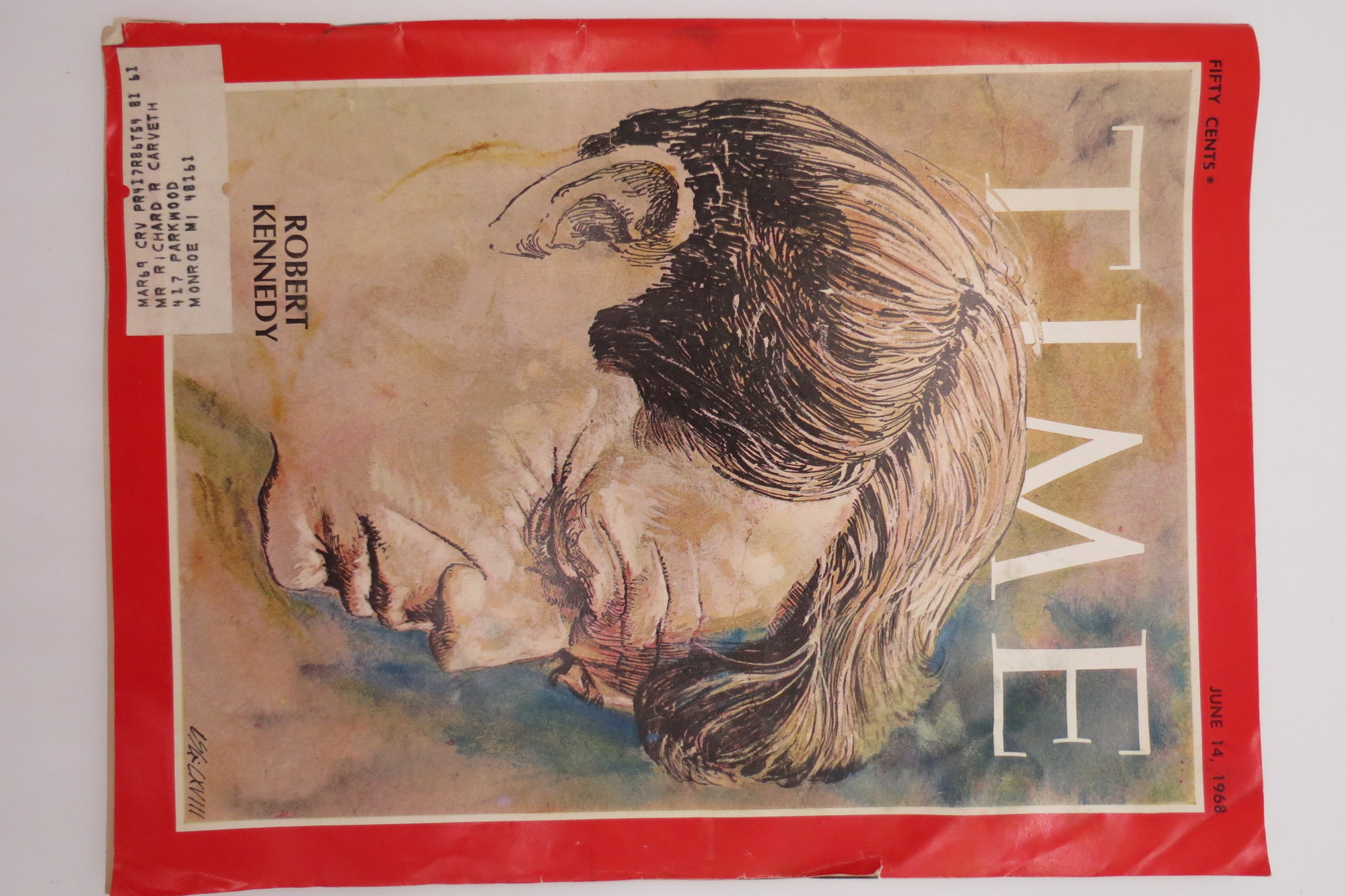 TIME MAGAZINE JUNE 14, 1968 (ROBERT KENNEDY COVER): (1968) Magazine ...