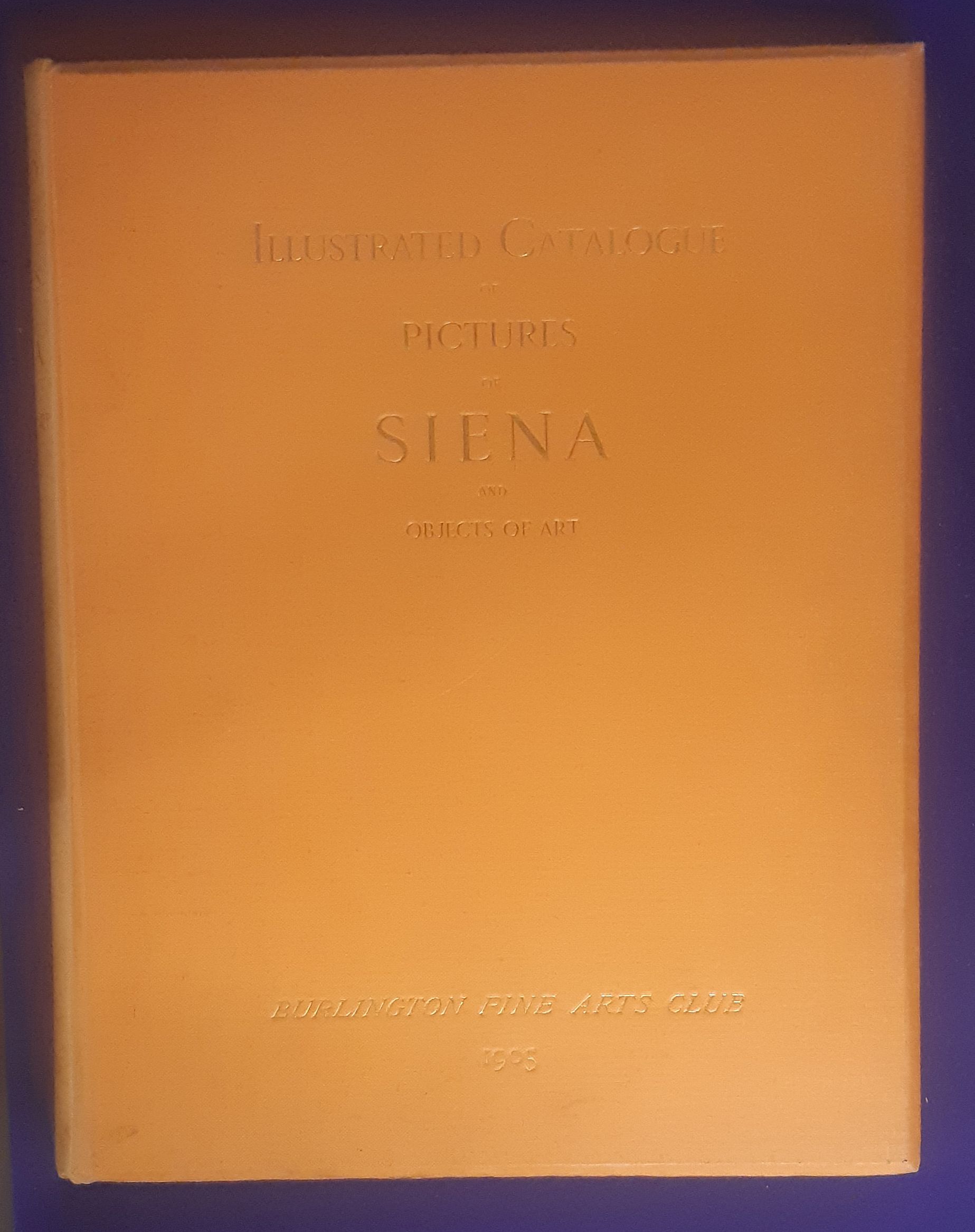 Exhibition of Pictures of the School of Siena and Examples of the Minor ...