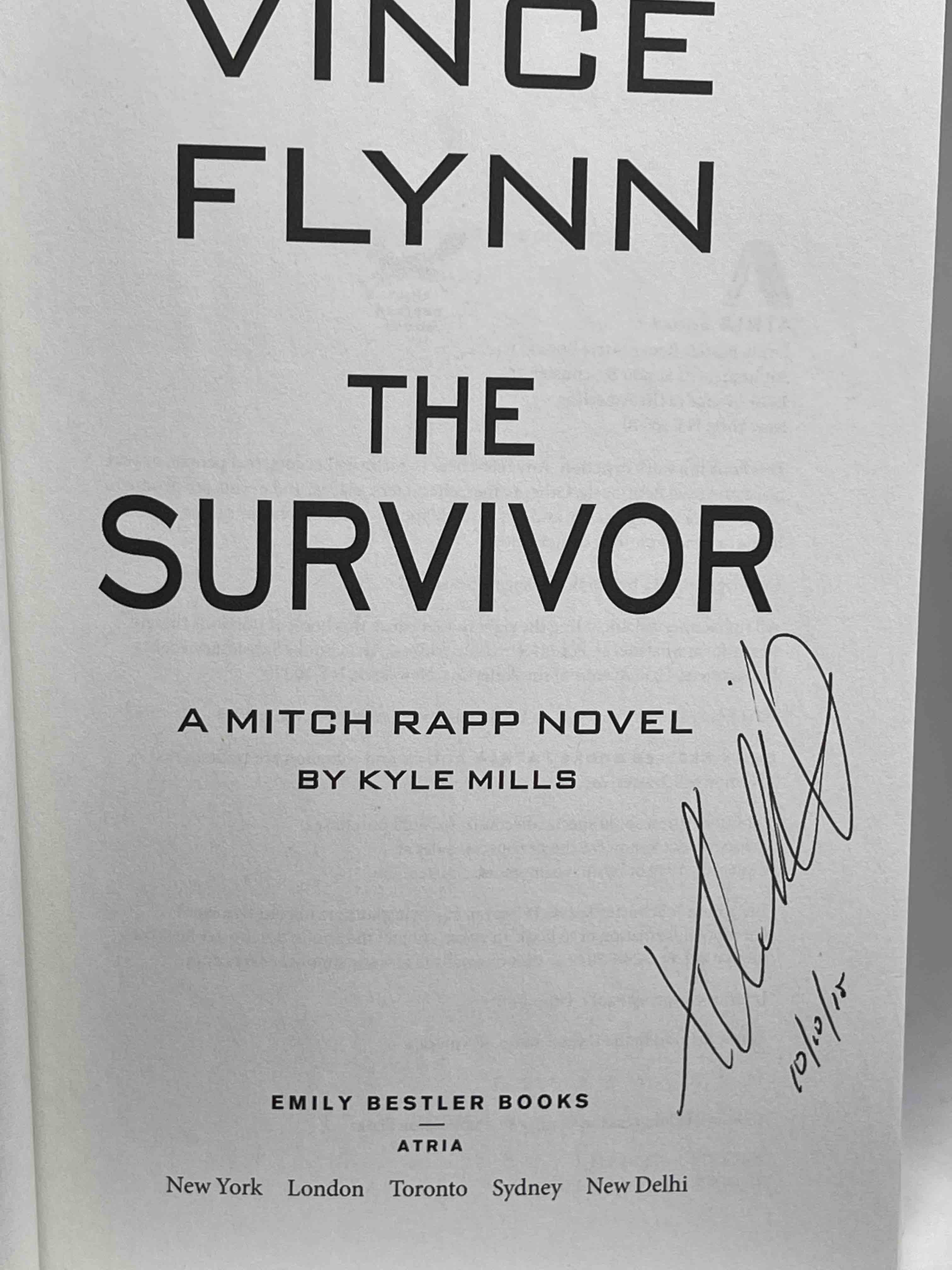 THE SURVIVOR: A Mitch Rapp Novel. by [Flynn, Vince, 1966-2013] Mills ...