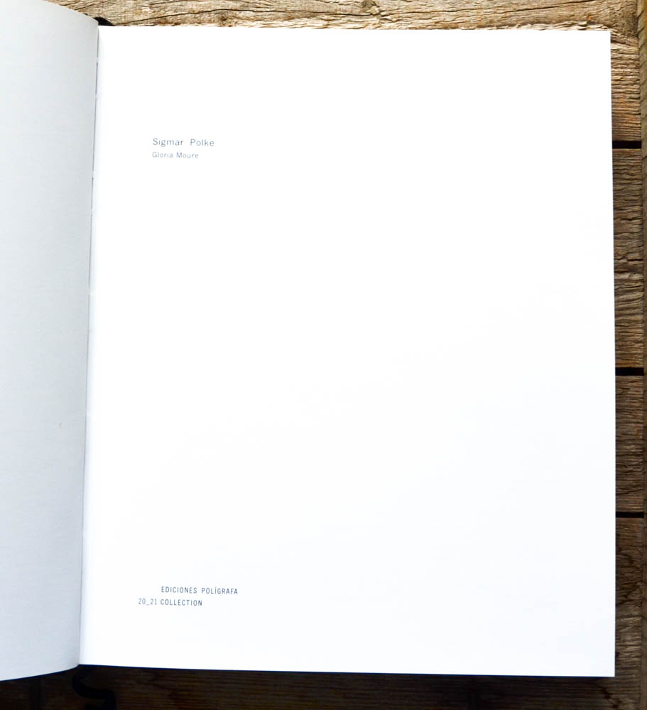 Sigmar Polke. Bilder, Fotografien und Filme. by Polke - Moure, Gloria ...