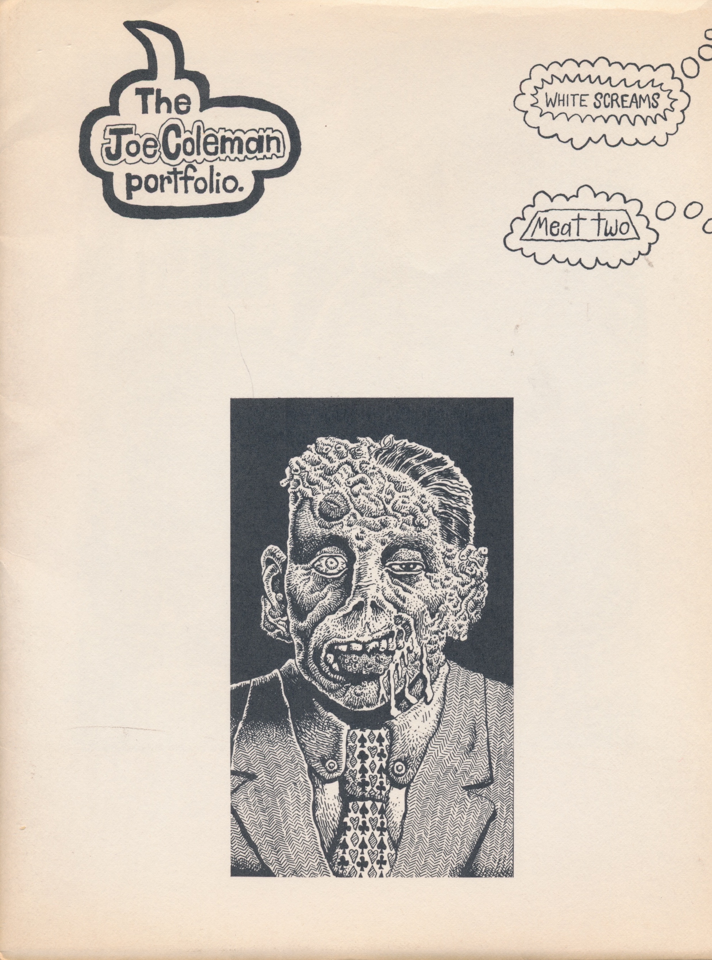 The Joe Coleman Portfolio by Joe Coleman: Near Fine No Binding (1977 ...