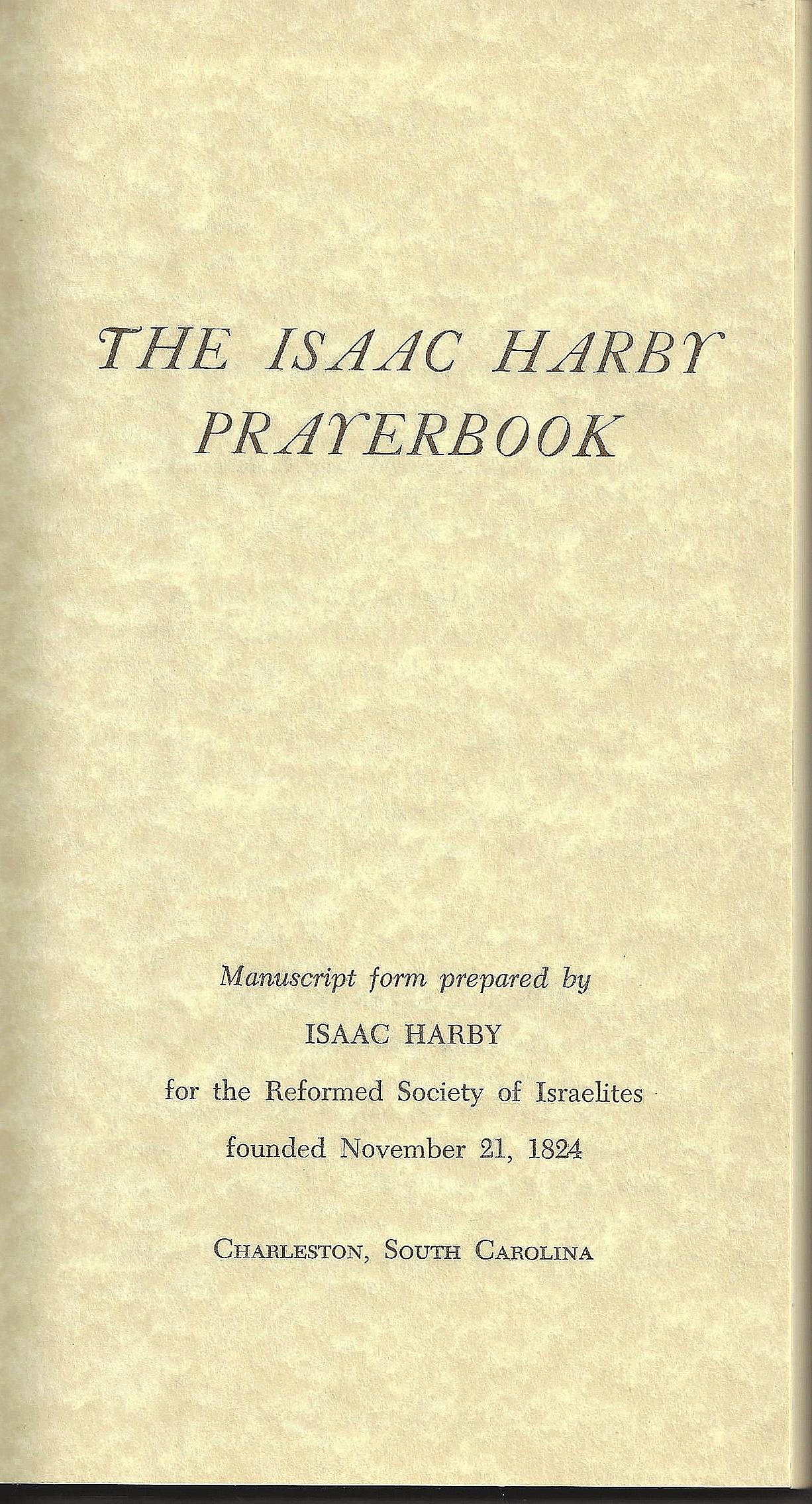 Manuscript for the Reformed Society of Israelites by Isaac Harby: Very ...