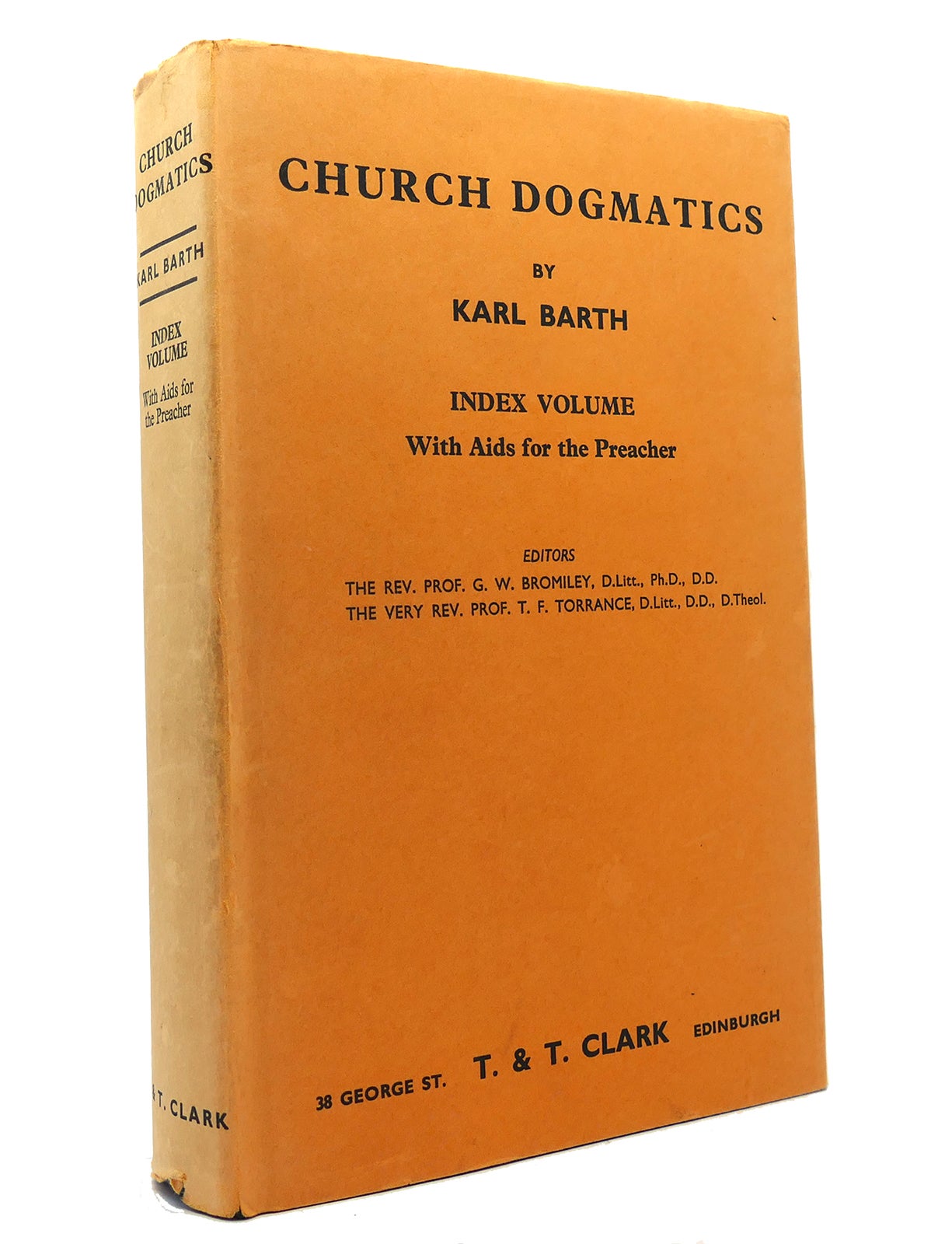 CHURCH DOGMATICS, VOL. 5 Index, with Aids to the Preacher by Karl Barth ...
