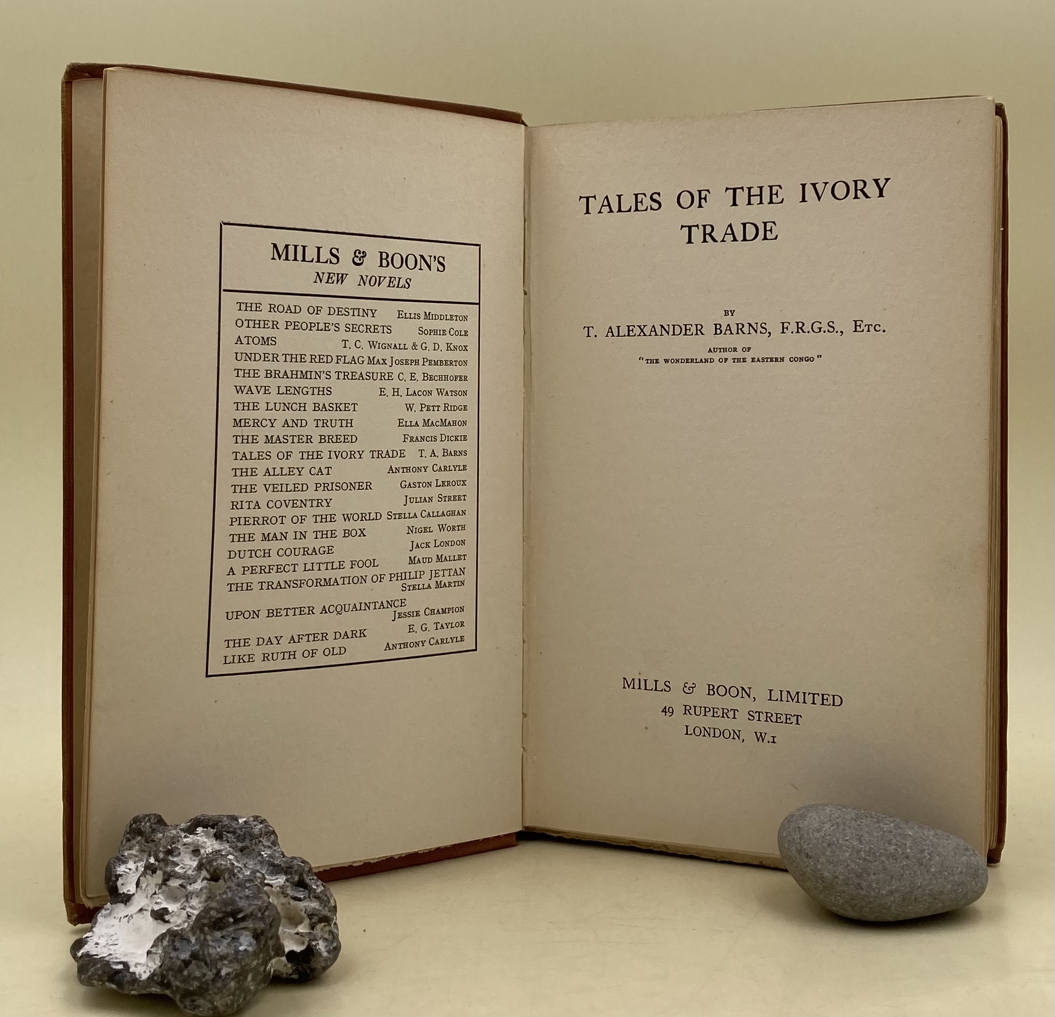 Tales of the Ivory Trade by Barns, T. Alexander: Fair Hardcover (1923 ...