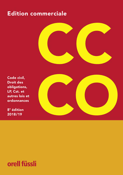 CC/CO Edition commerciale: Code civil, Droit des obligations, LP, Cst ...