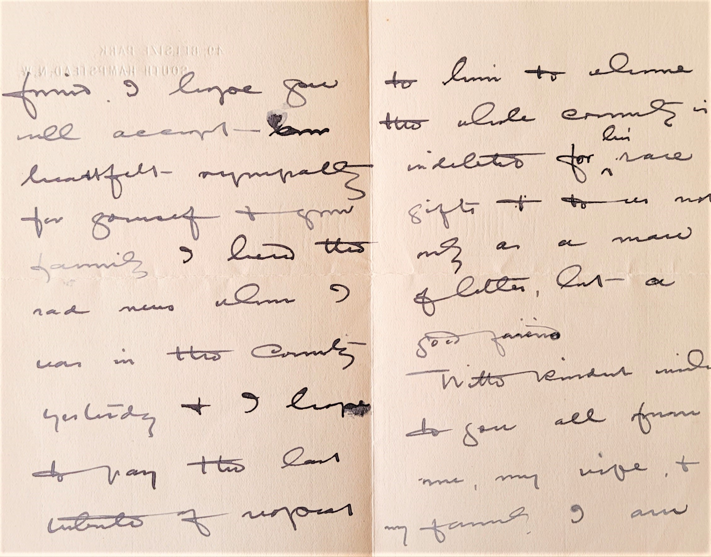 Autograph letter Alfred East, painter Art,Letters,autographs | Barnebys
