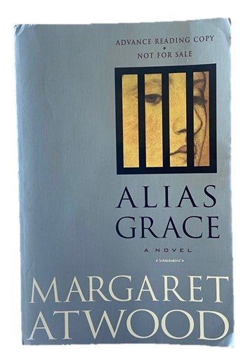 Margaret Atwood Uncorrected Advance Reading Copy of Alias Grace by ...