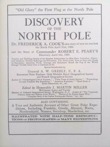 DISCOVERY OF THE NORTH POLE. Dr. Frederick A. Cook's story of how he ...