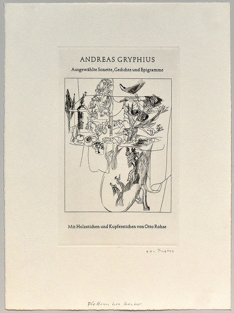 Andreas Gryphius "Ausgewählte Sonette, Gedichte und Epigramme ...