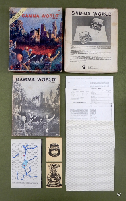 Gamma World RPG (1st edition) - HEAVY WEAR - NO MAP James Ward | Barnebys