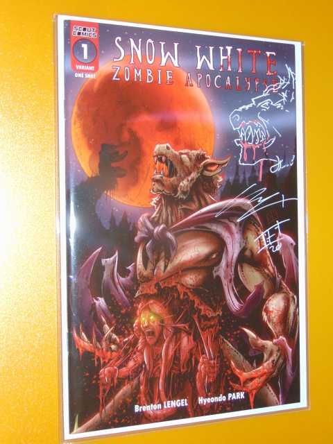 Snow White Zombie Apocalypse #1. Signed Brenton Lengel, Signed ...