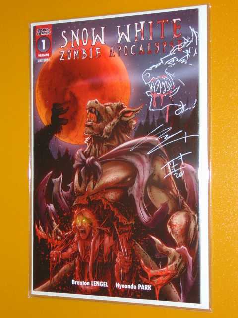 Snow White Zombie Apocalypse #1. Signed Brenton Lengel, Signed ...