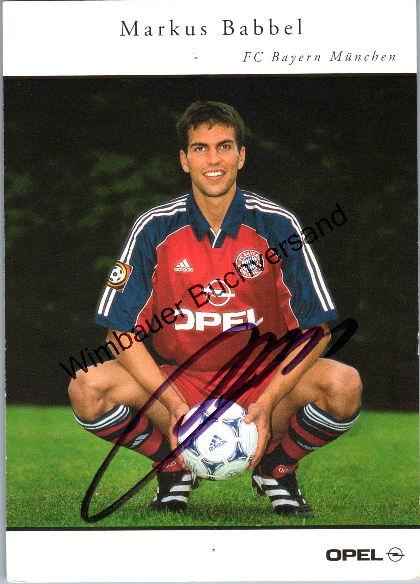 Original Autogramm Markus Babbel /// Autogramm Autograph signiert ...