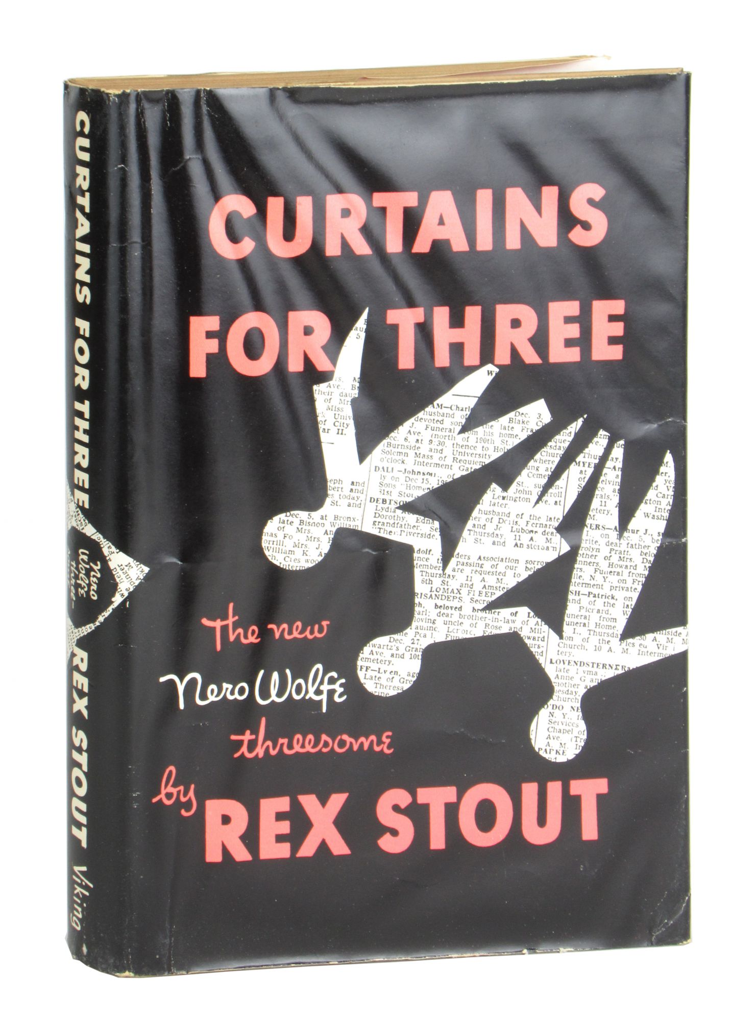 Curtains for Three: A Nero Wolfe Threesome by Rex Stout: Very Good ...
