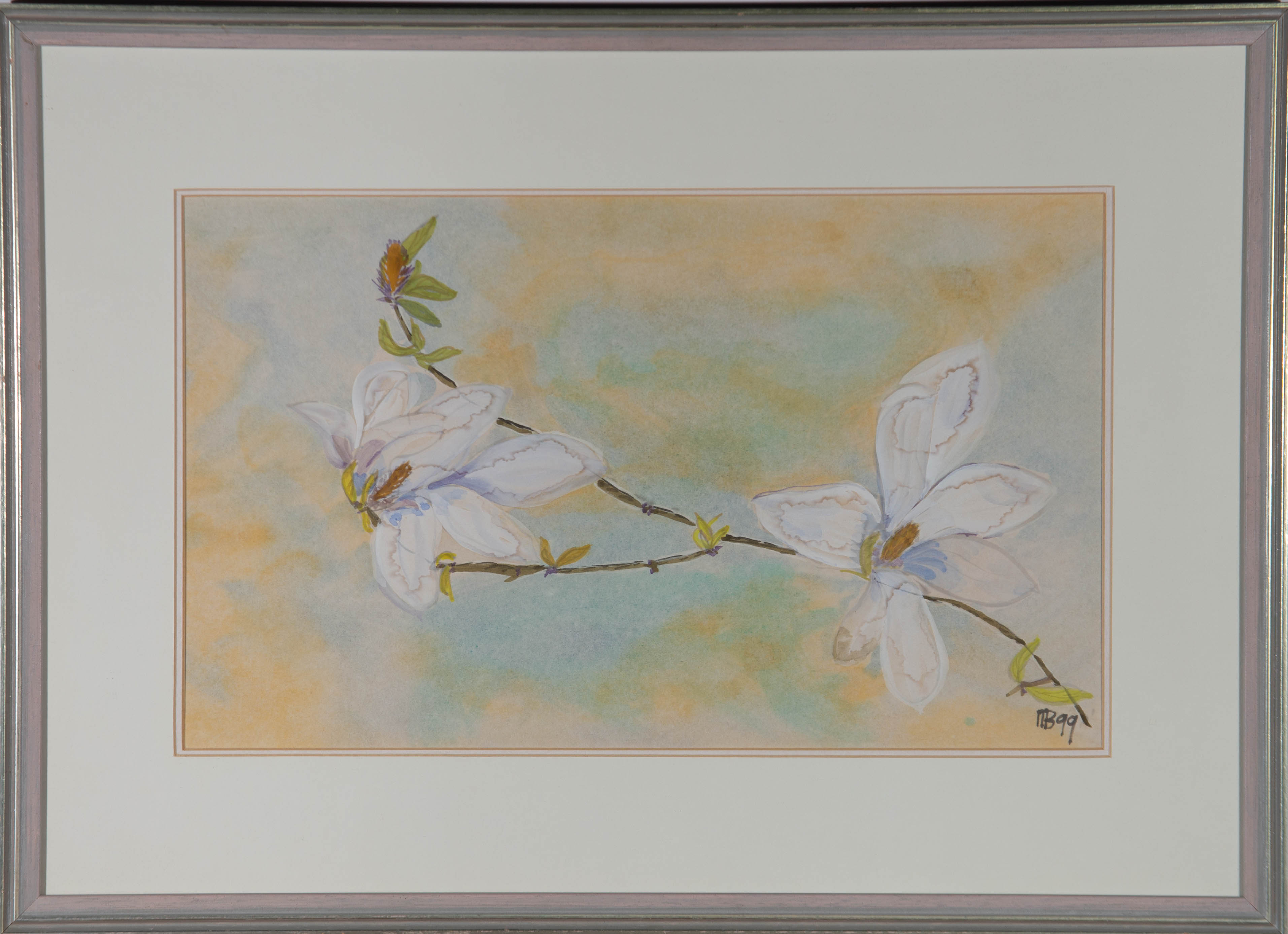 Maureen Benjamin - 1999 Watercolour, Magnolia In Bloom by Maureen ...