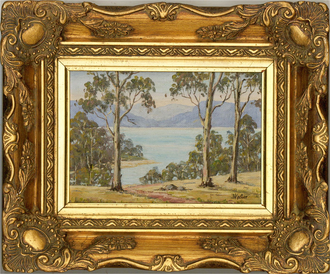 B. Kaster - Contemporary Oil, Australian Coastline by B. Kaster: Signed ...