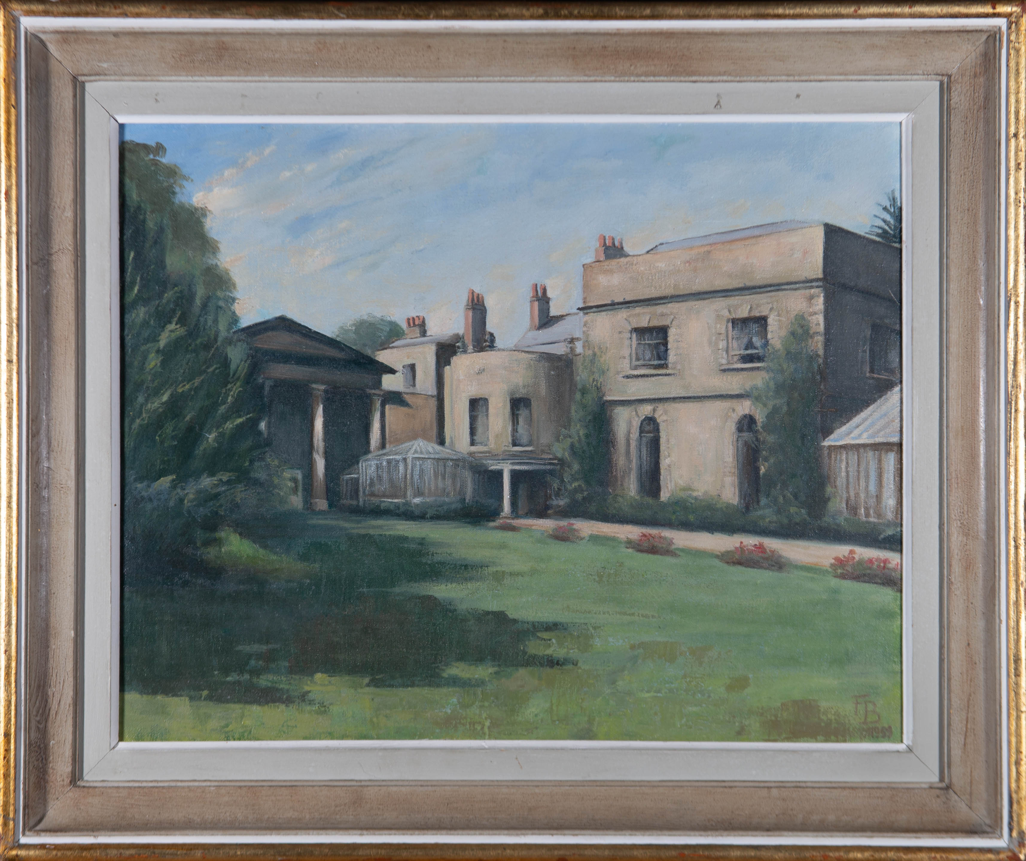 F.M. Booth - 1959 Oil, Pitt Place, Epsom von F.M. Booth: (1959) Kunst ...