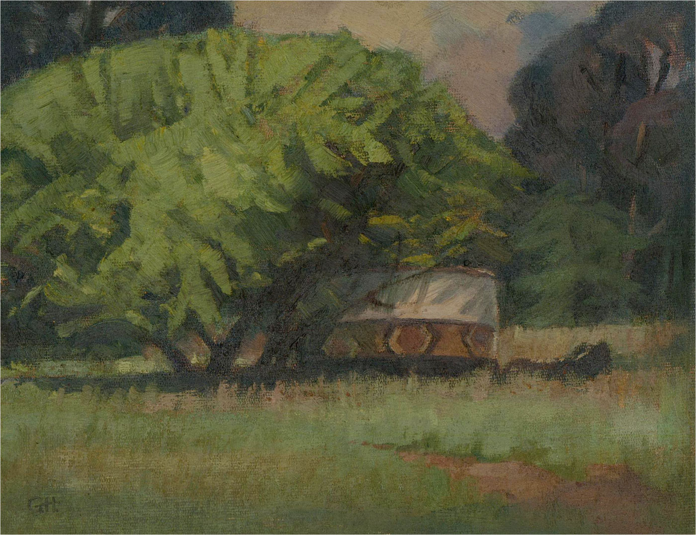 G Halstead - 2000 Oil, Golden Harvest Park, South Africa by G Halstead ...