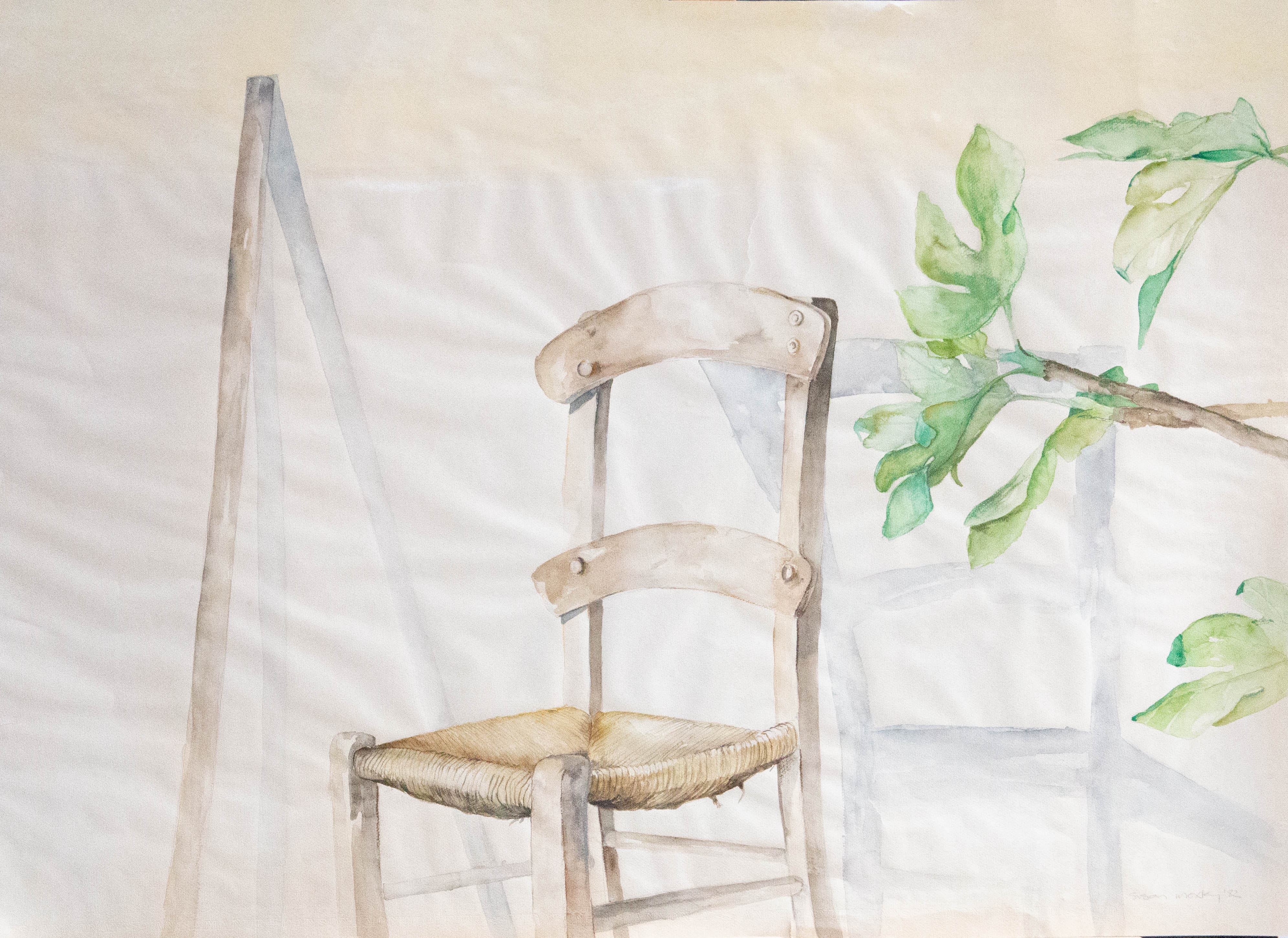 Susan Moxley - 1982 Watercolour, The Old Chair by Susan Moxley: (1982 ...