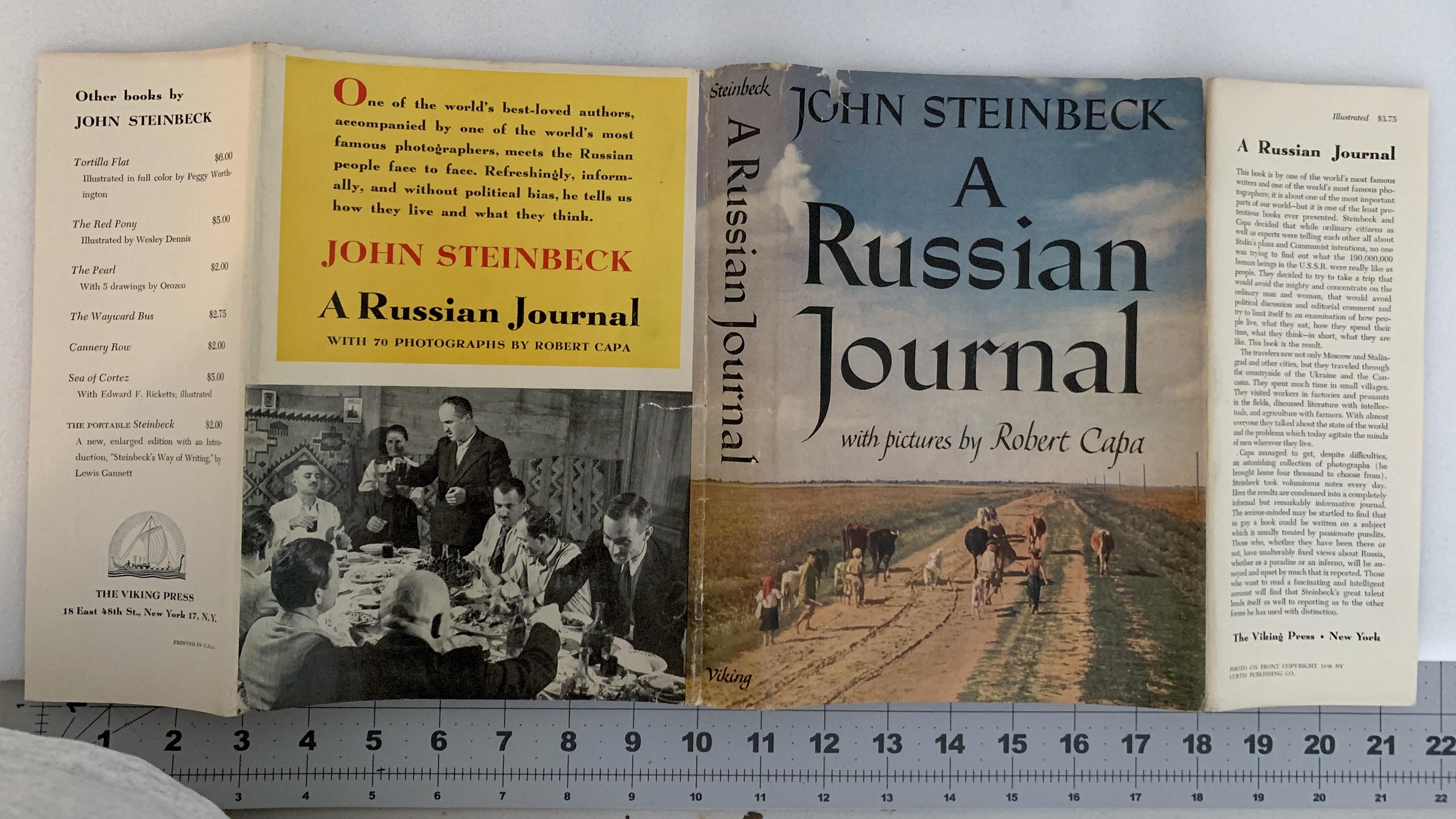 A Russian Journal by John Steinbeck: Very Good Hardcover (1948) 1st ...