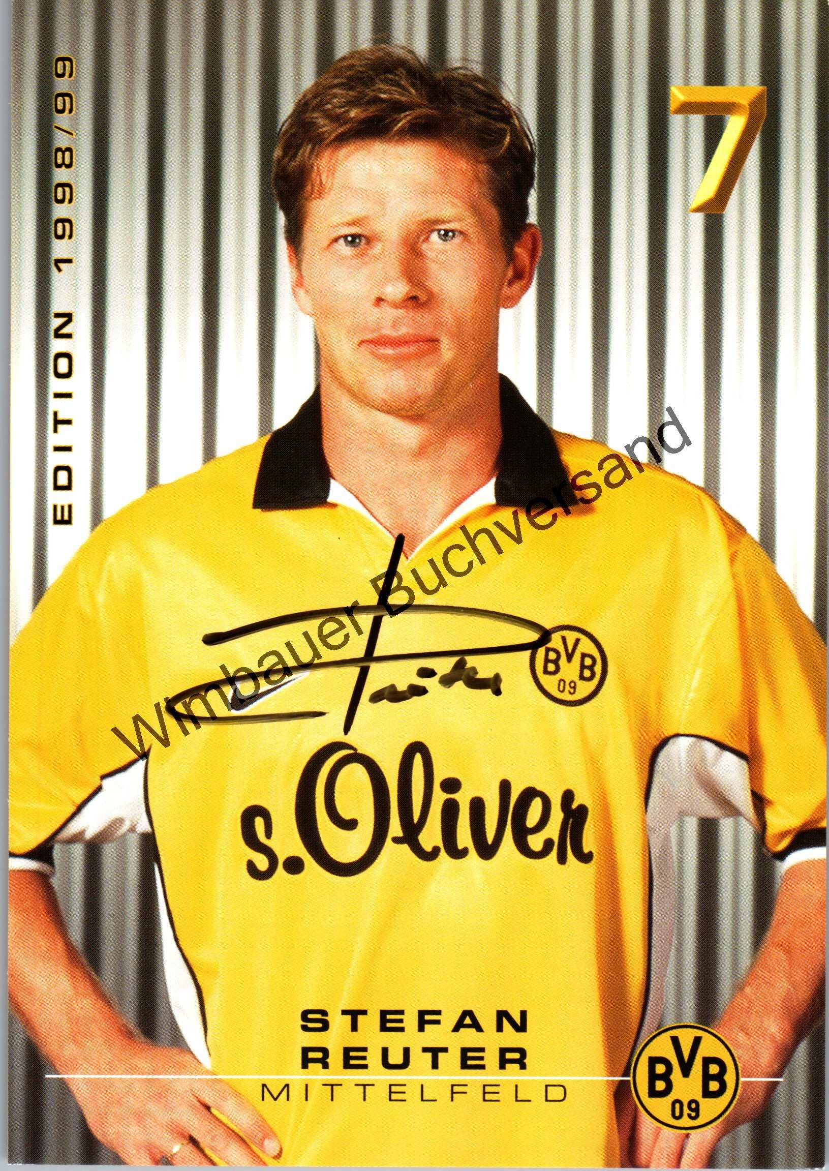 Original Autogramm Stefan Reuter BVB Dortmund /// Autograph signiert ...