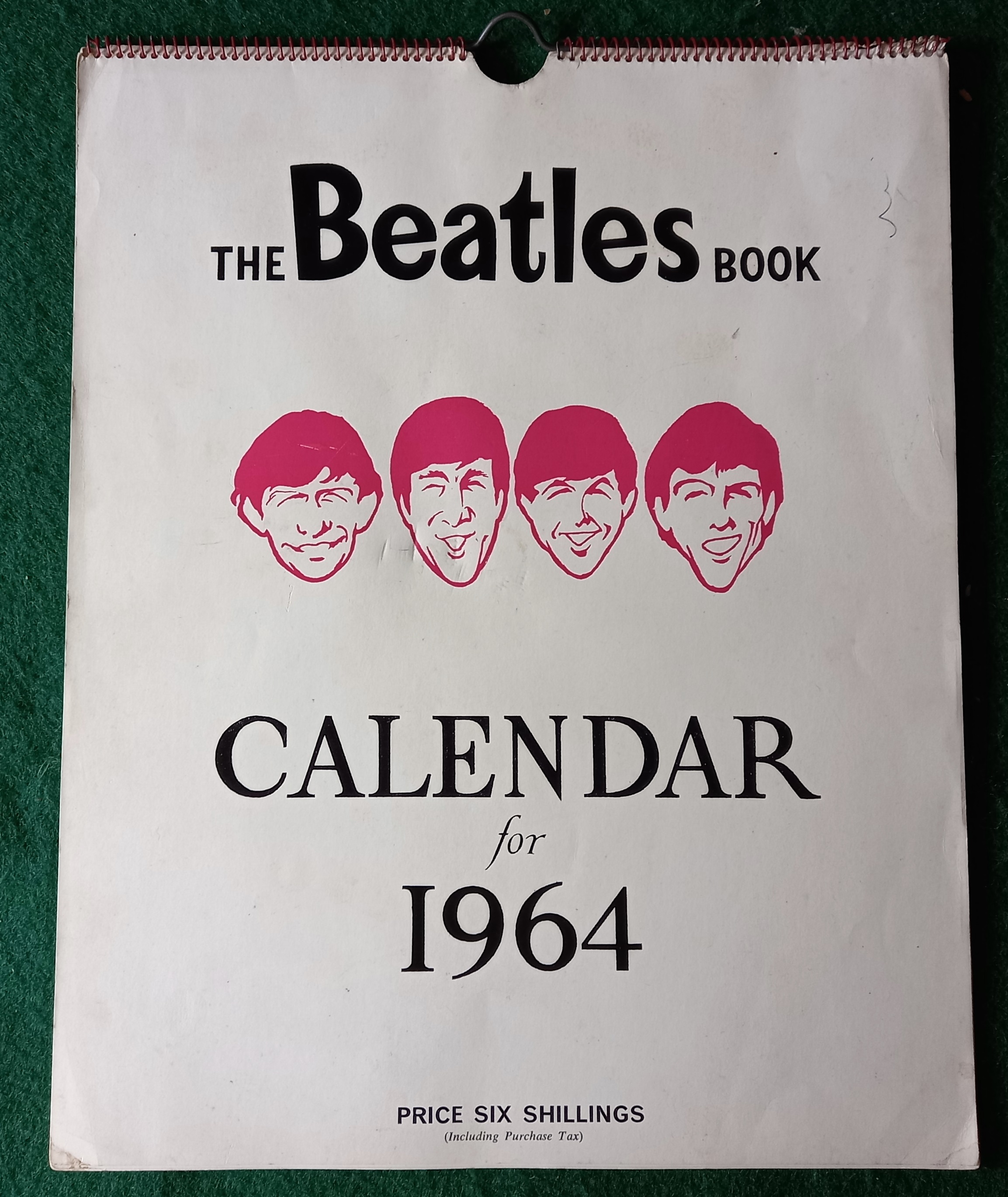 The Beatles Book Calendar for 1964 by Beat Monthly:: Very Good Soft ...