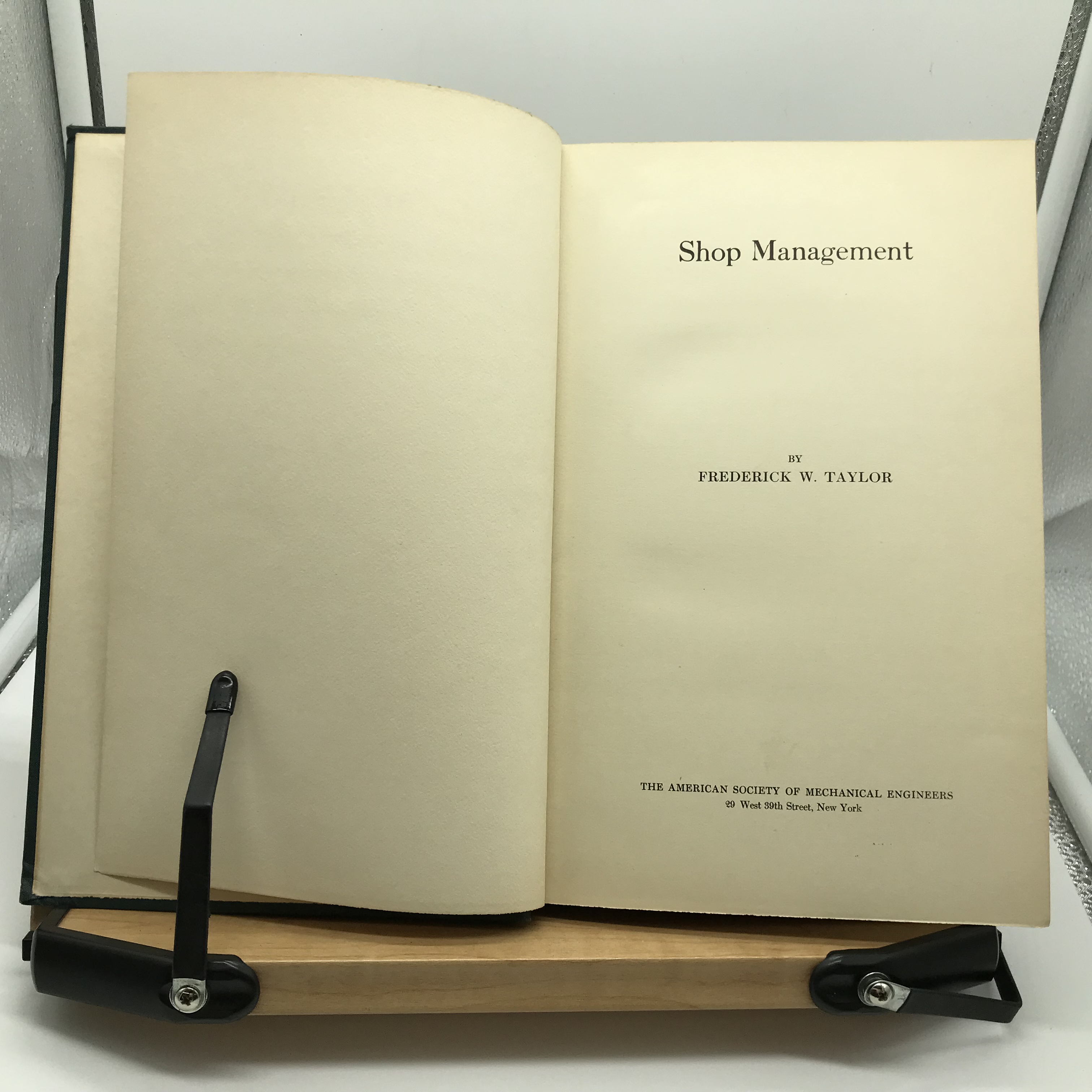 Shop Management by Taylor, Frederick Winslow: Good Hardcover (1903 ...