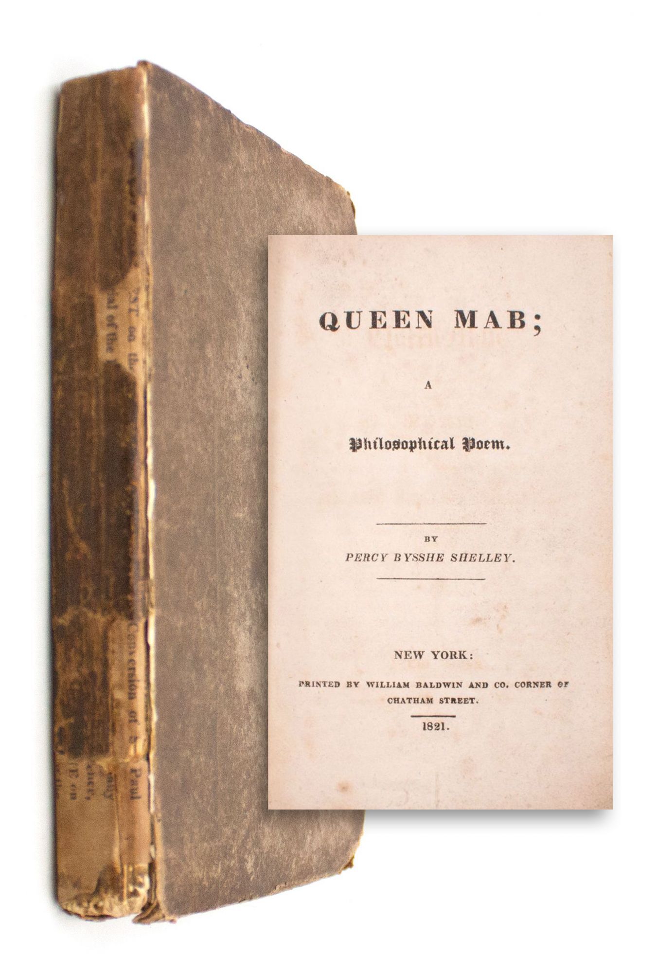 Queen Mab; a Philosophical Poem by Shelley, Percy Bysshe (1792-1822 ...