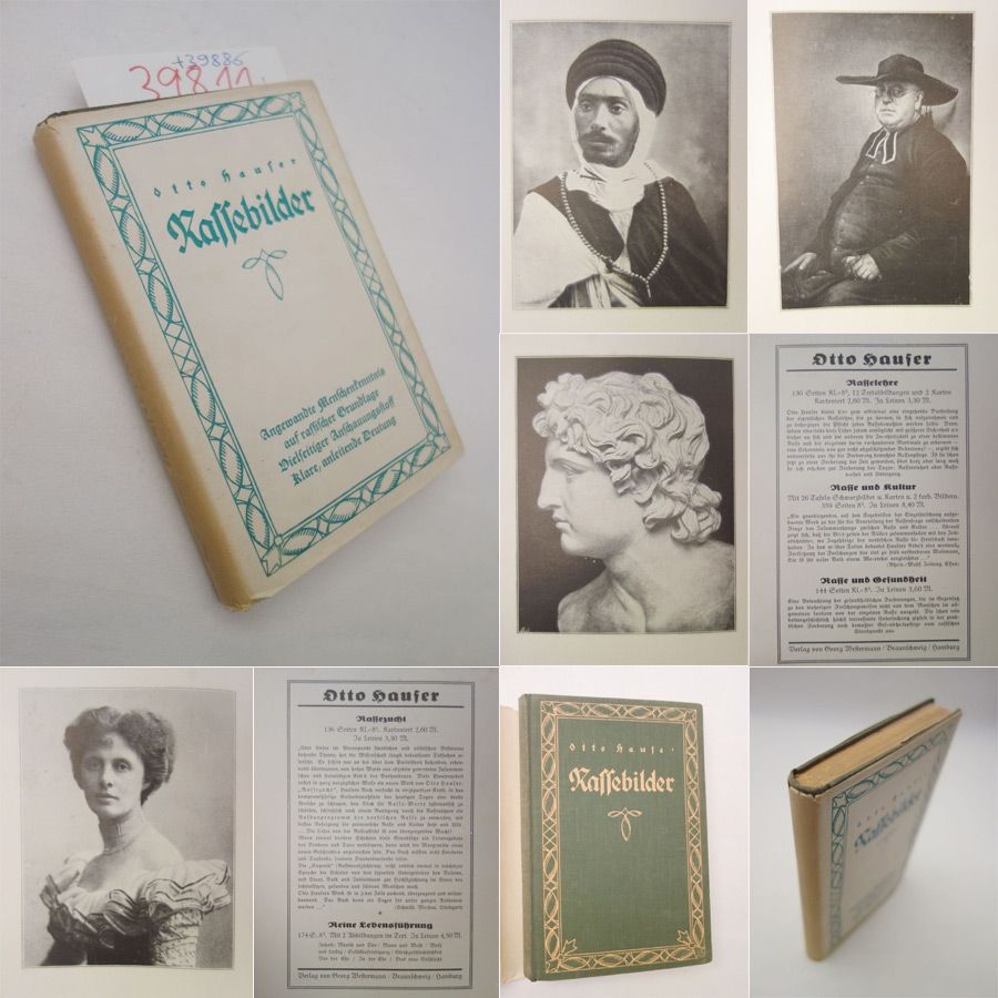 Rassebilder. Mit 160 Abbildungen auf Tafeln und * O r i g i n a l - S c ...