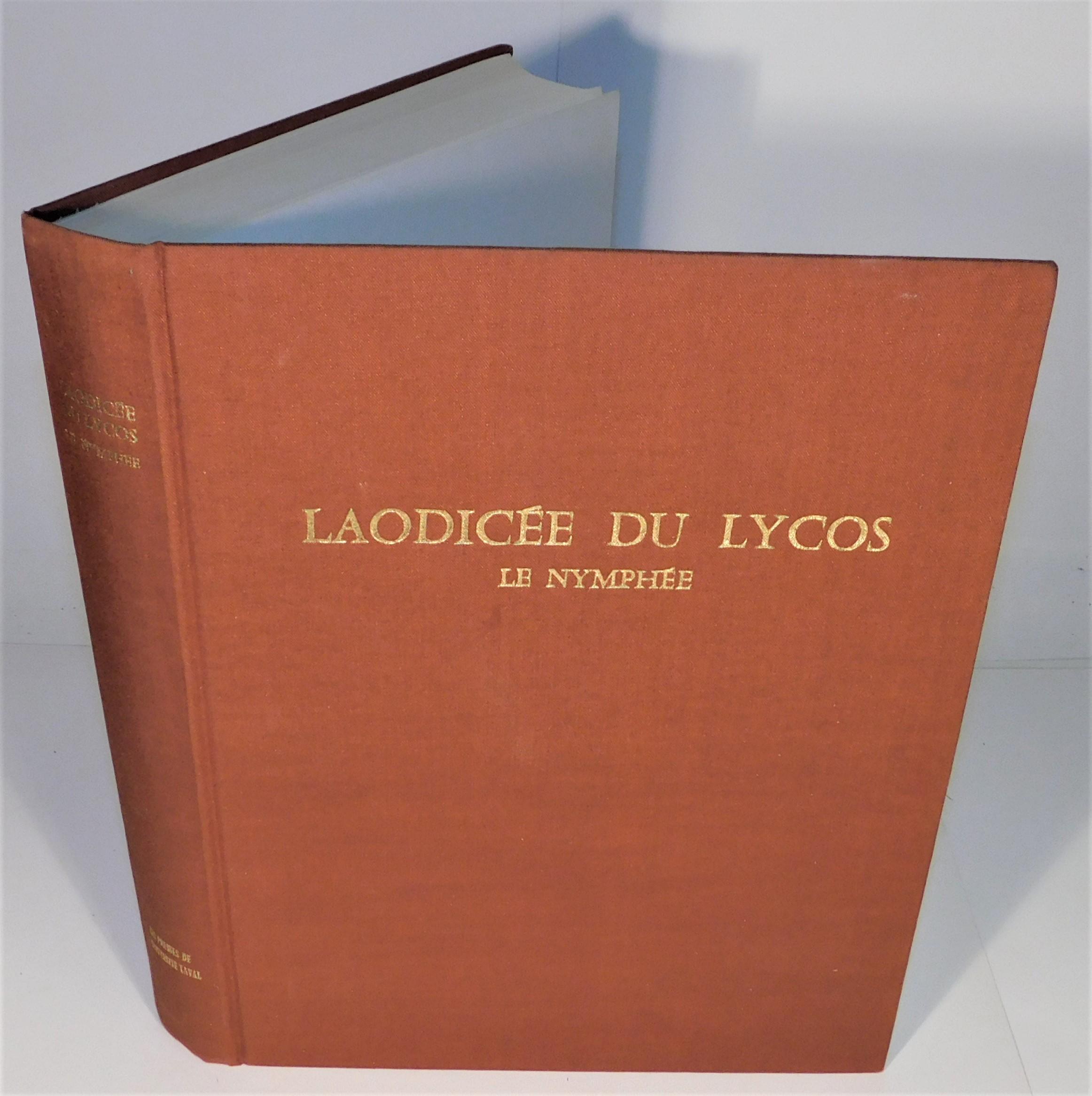 LAODICÉE DU LYCOS, LE NYMPHÉE Campagnes 1961-1963 by Jean DES GAGNIERS ...