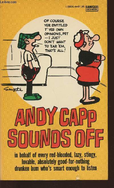 Andy Capp sounds off by Smythe Reg: bon Couverture souple (1966) | Le-Livre