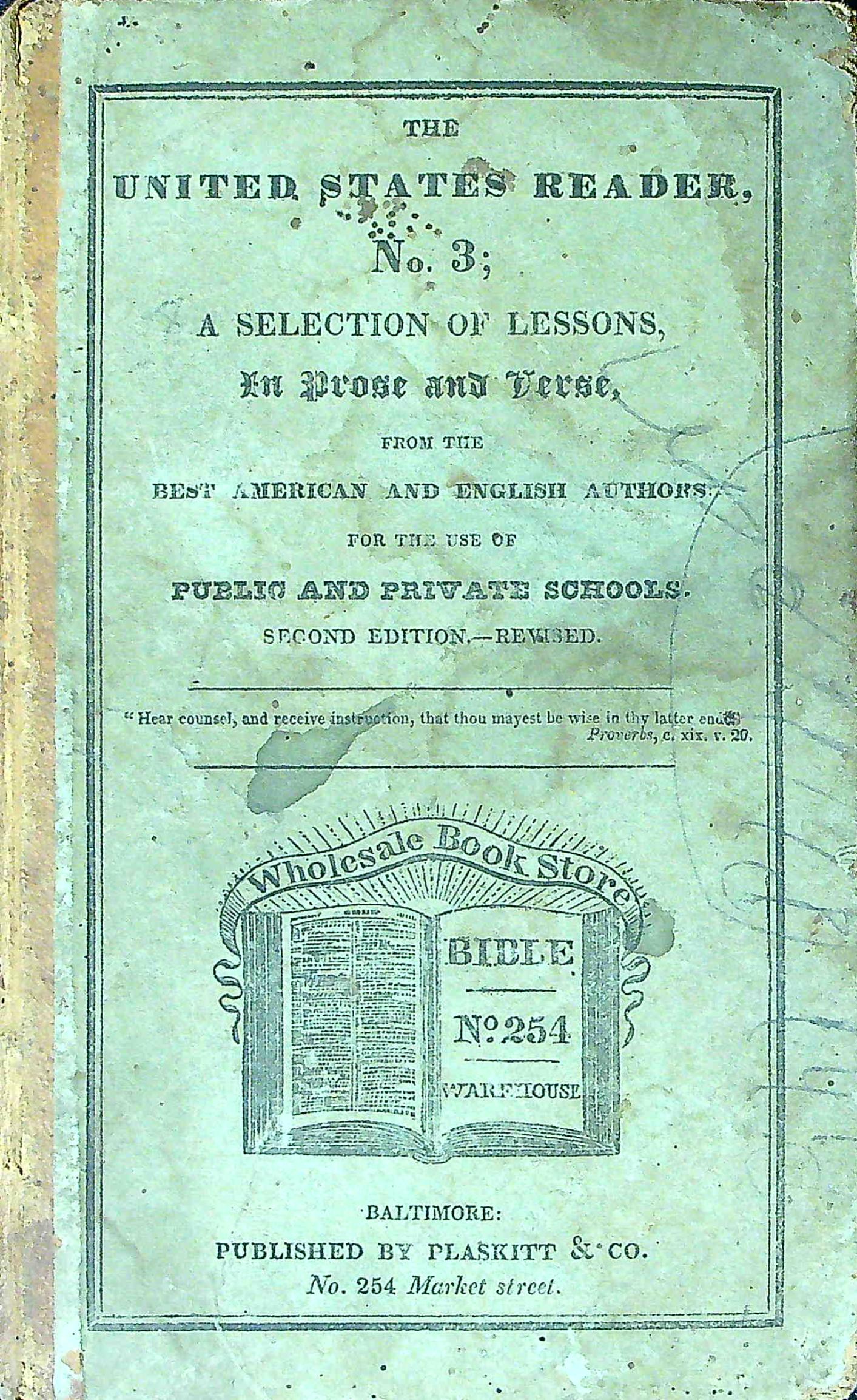 The United States Reader, No. 3; A Selection of Lessons, in Prose and ...