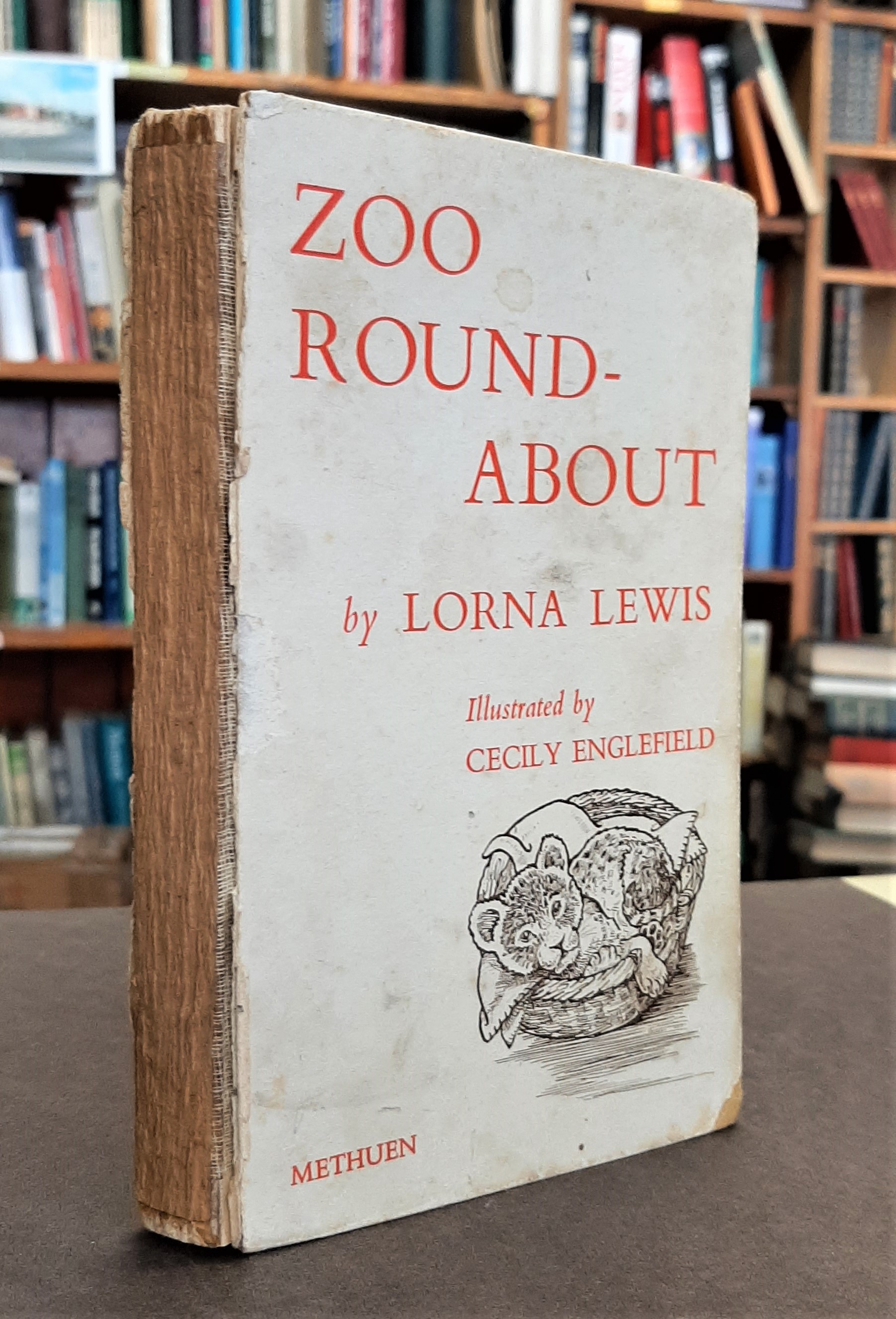 Zoo Roundabout by Lewis, Lorna: See Description White Hardback (1937 ...