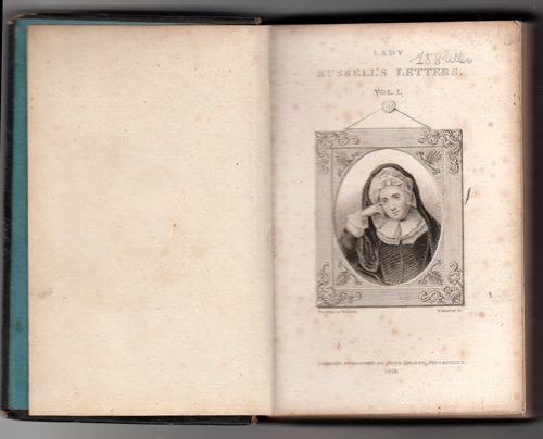 The letters of Lady Rachel Russell : from the original at Woburn Abbey ...